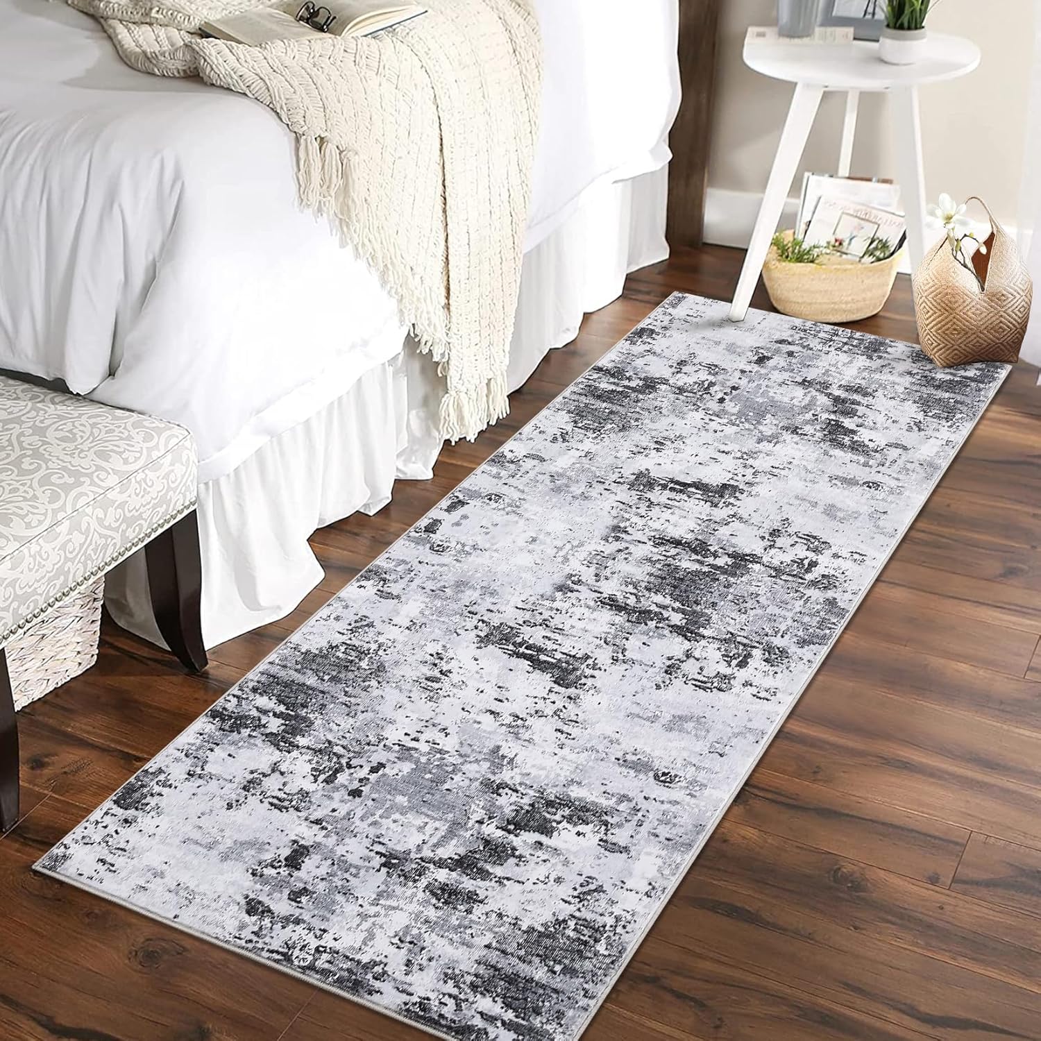 ROYHOME Runner Rug 2x6 Modern Abstract Non Slip Soft Stain Resistant ...