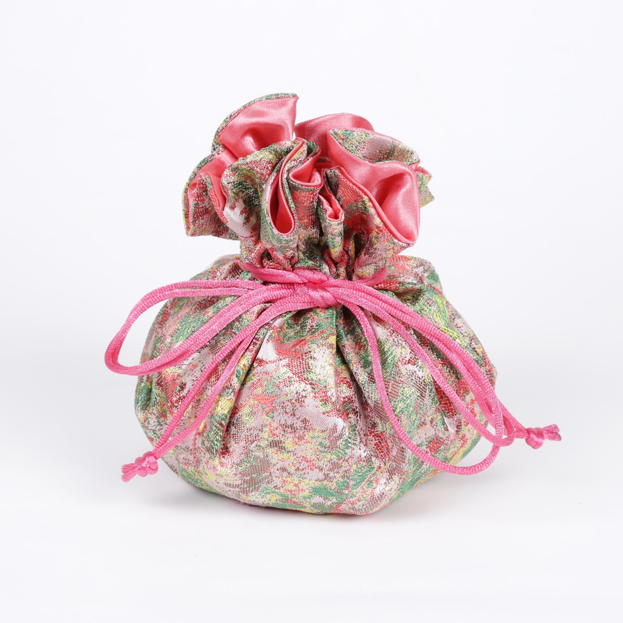 Amazon.com: Marisa D'Amico Drawstring Premium Satin Jewelry Pouch with ...