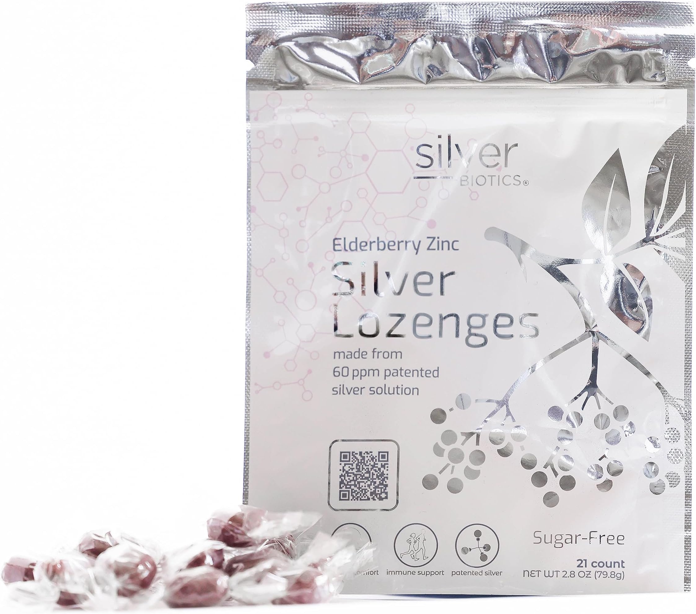 Amazon.com: Silver Biotics Sugar-Free Colloidal Silver Lozenges | 60 ...