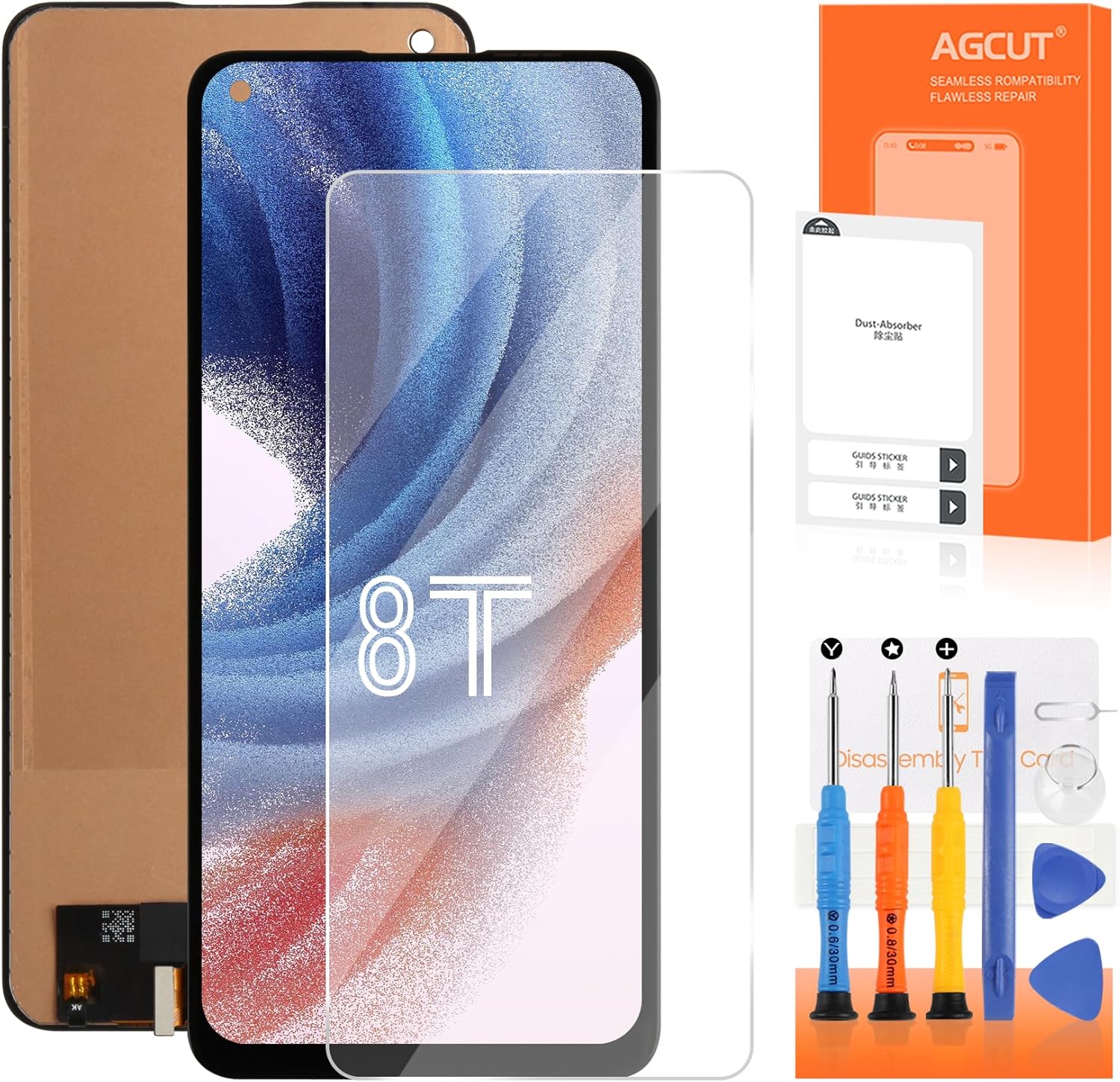 Amazon.com: OLED for Oneplus 8T 8T+ 5G Screen Replacement LCD Display ...