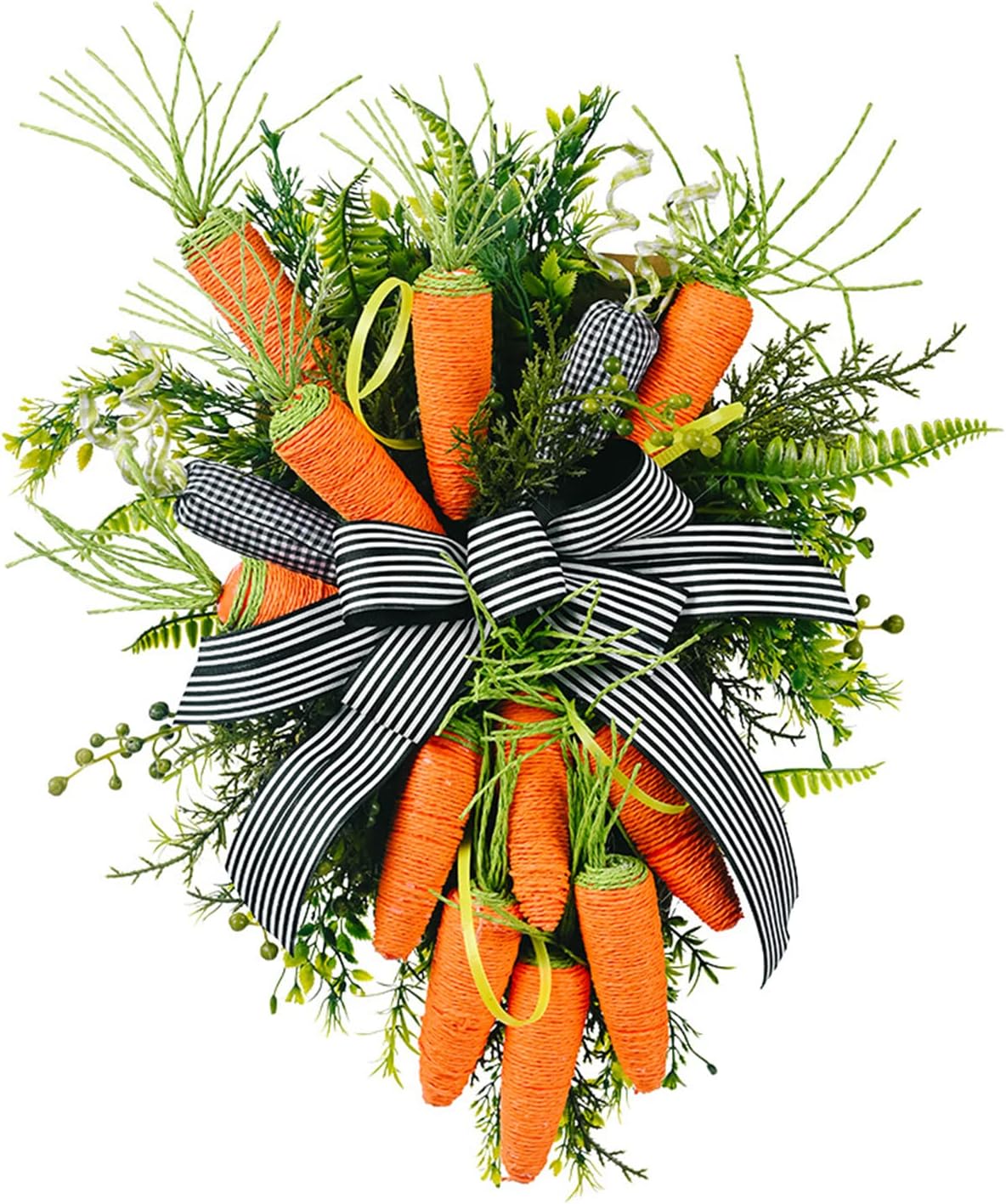 Amazon.com: Algado Easter Carrot Wreath, 20 Inch Artificial Spring ...