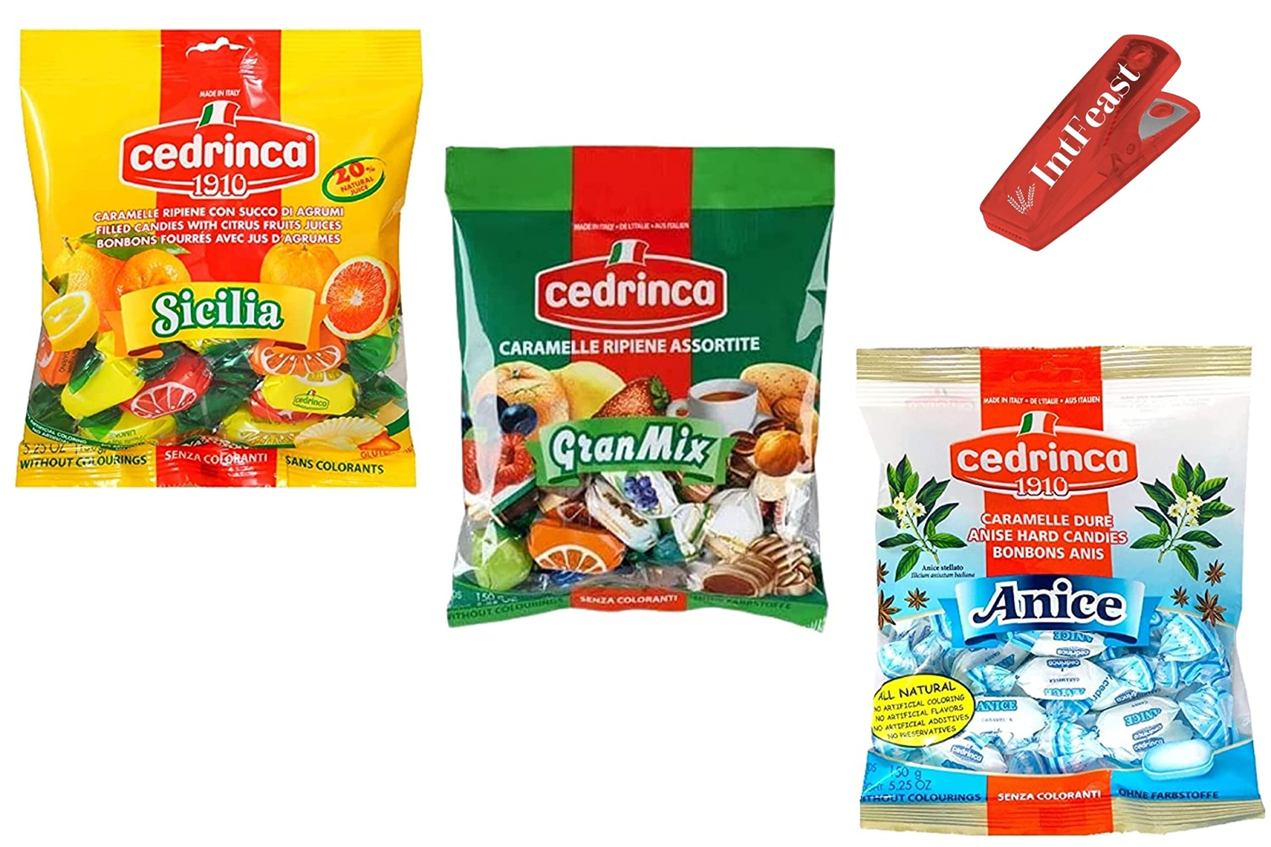 Cedrinca Italian Hard Candies Variety Pack 5 25 Ounce Each | Desertcart ...
