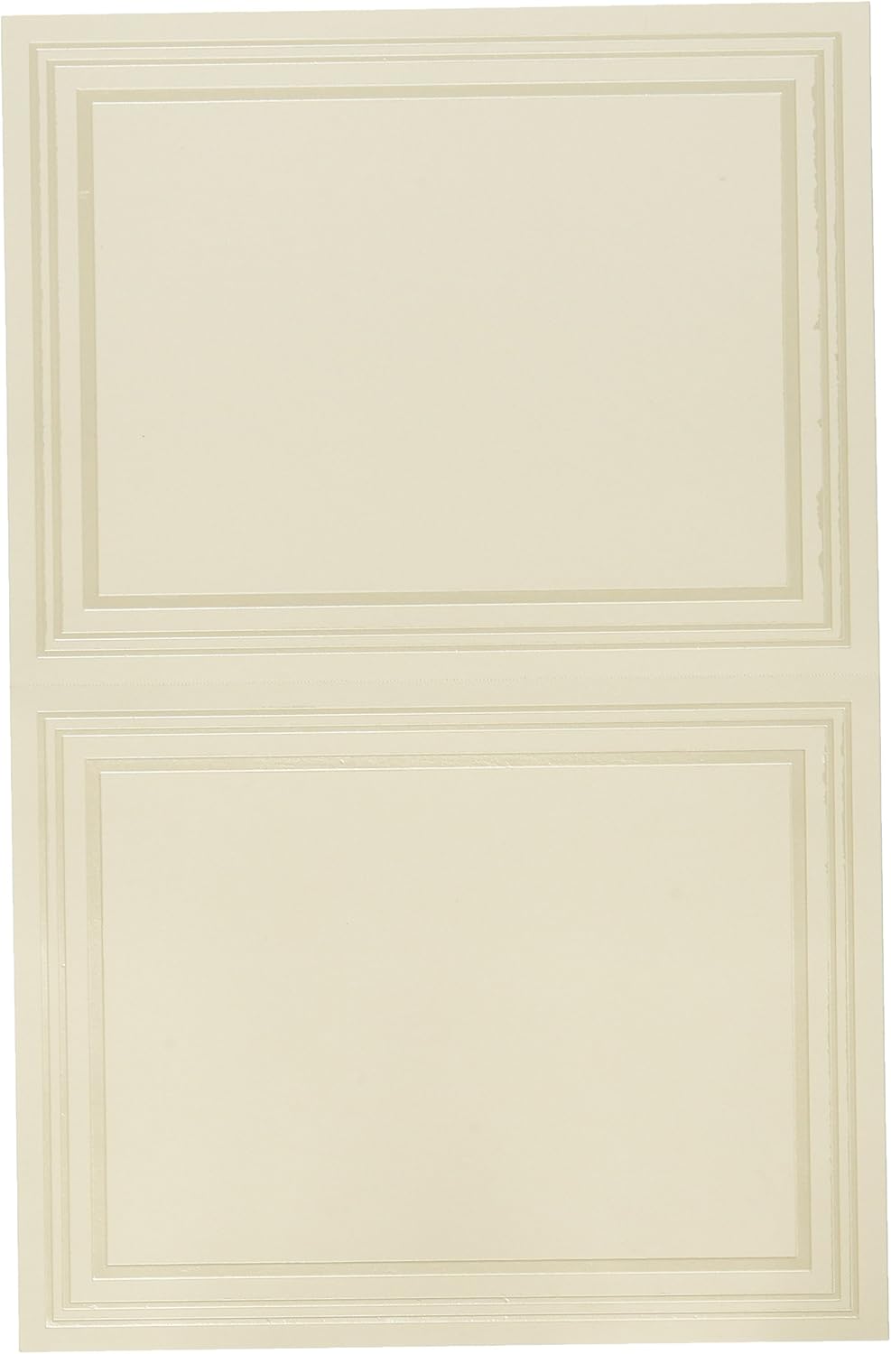 Amazon.com : Great Papers! Ivory Triple Pearl Foil & Embossed 2-up ...