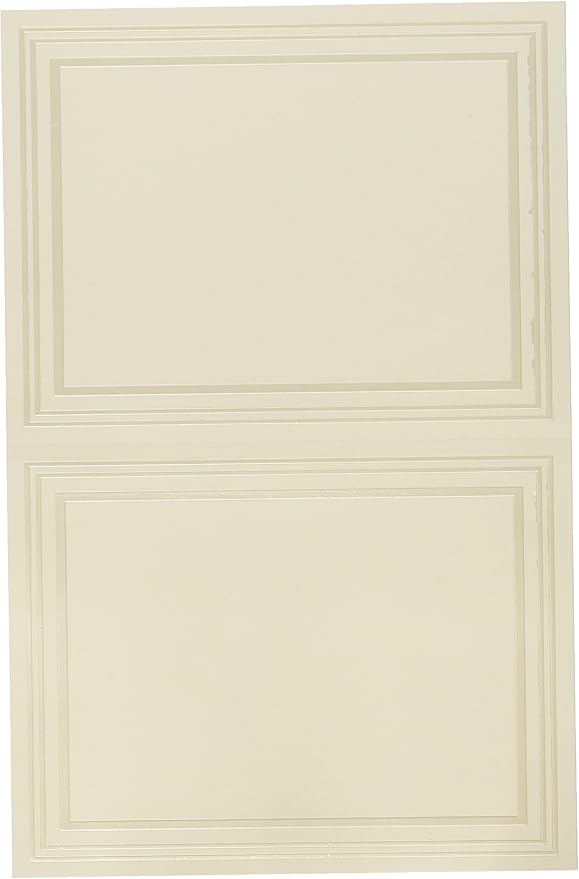 Amazon.com : Great Papers! Ivory Triple Pearl Foil & Embossed 2-up ...