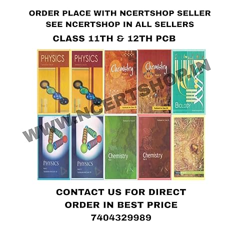 NCERT Class 11 + 12 PCB Combo Books Set