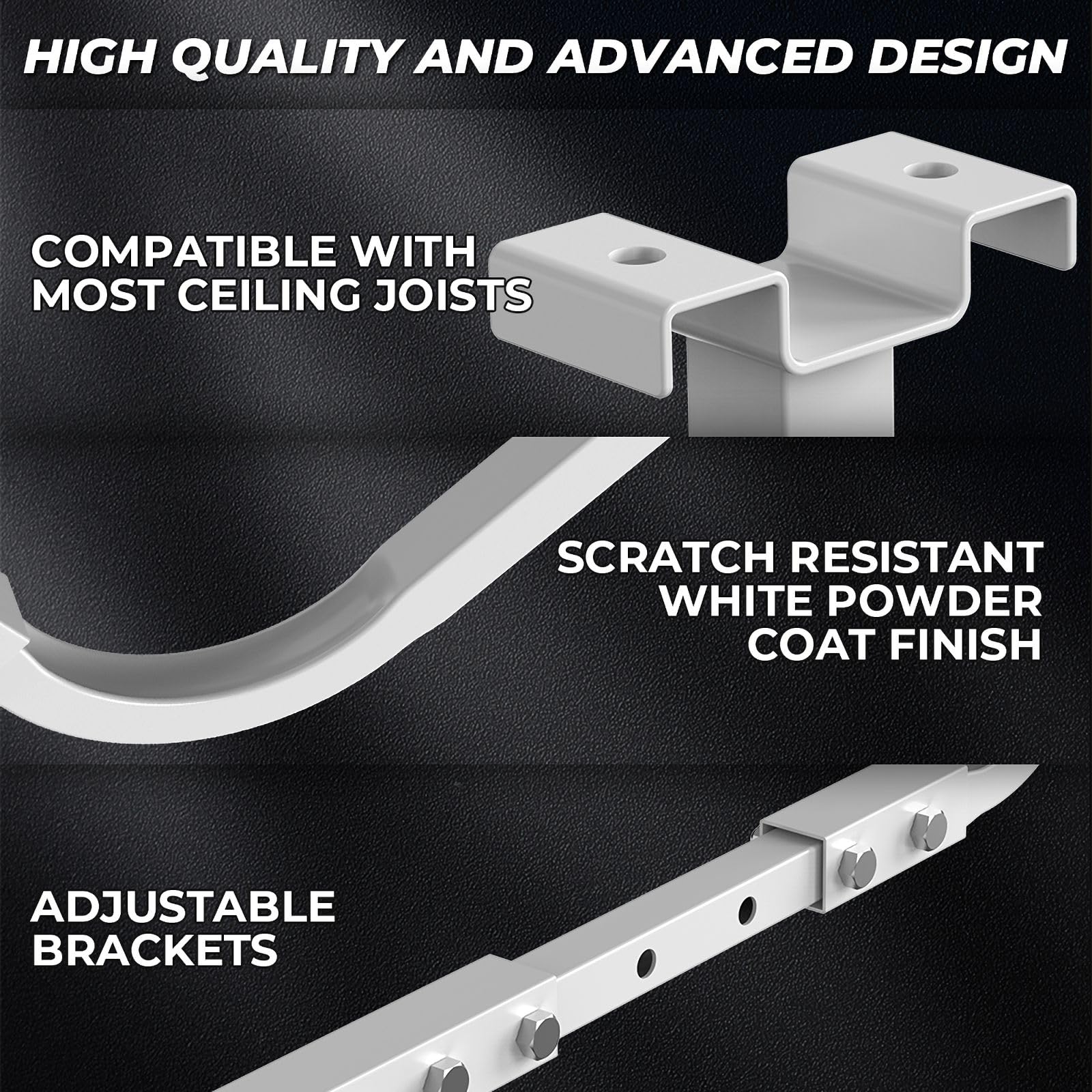 Snapklik.com : Ruiru Bro Adjustable Overhead Garage Ceiling Mount ...