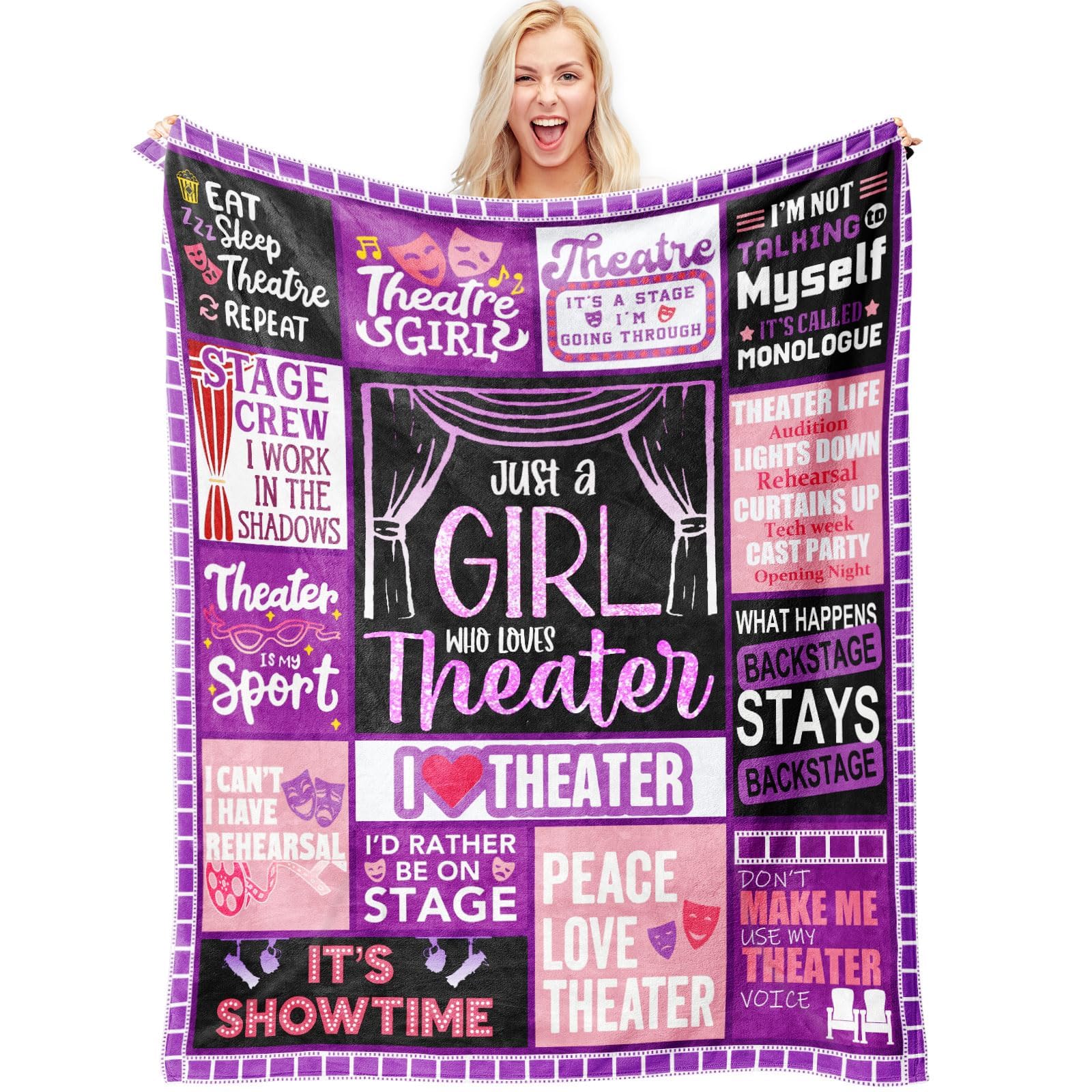 Amazon.com: Rioa Theater Gifts for Girls Women Musical Theater Gifts ...