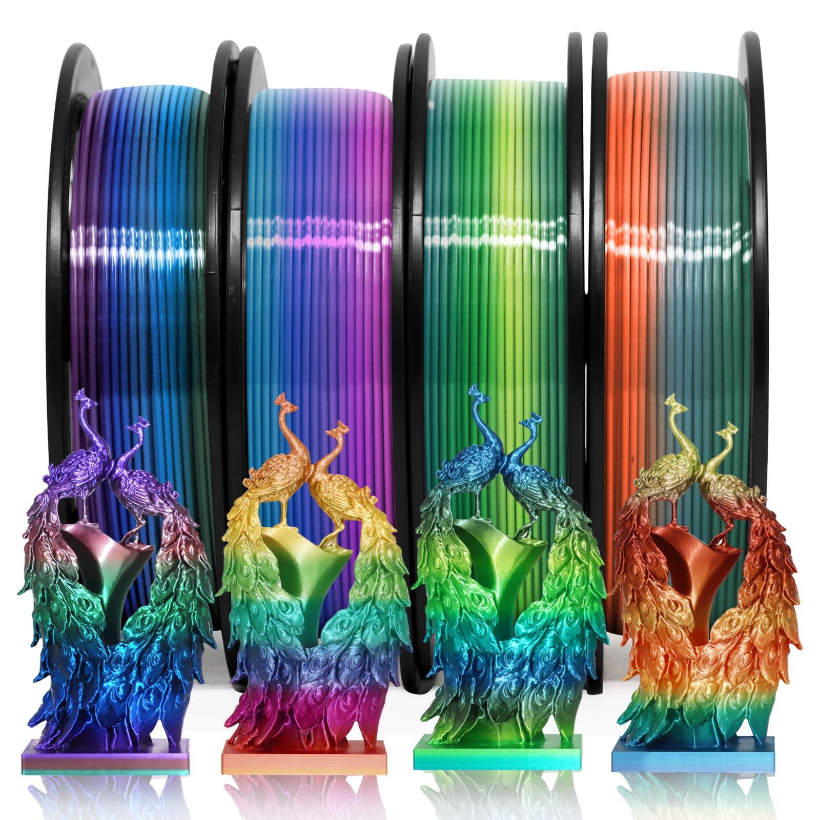Amazon.com: YOUSU 3D Printer Filament Galaxy PLA Filament 1.75mm ...