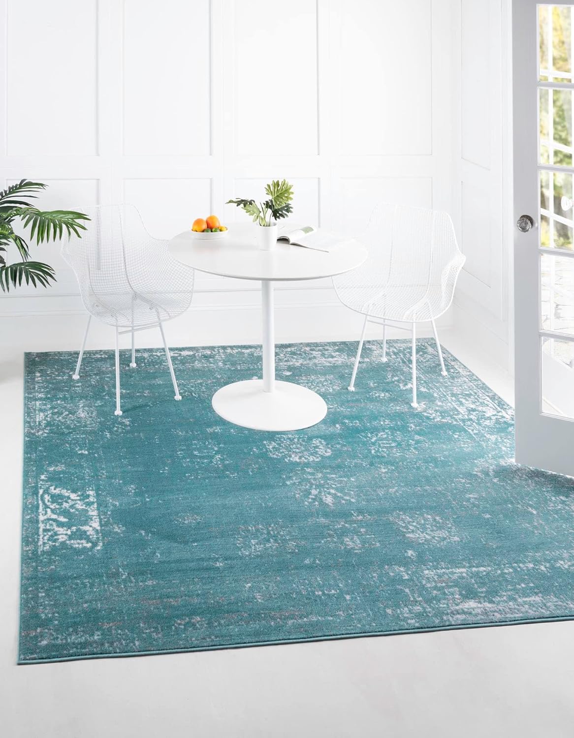 Amazon.com: Unique Loom Sofia Collection Area Rug - Casino (8' Square ...