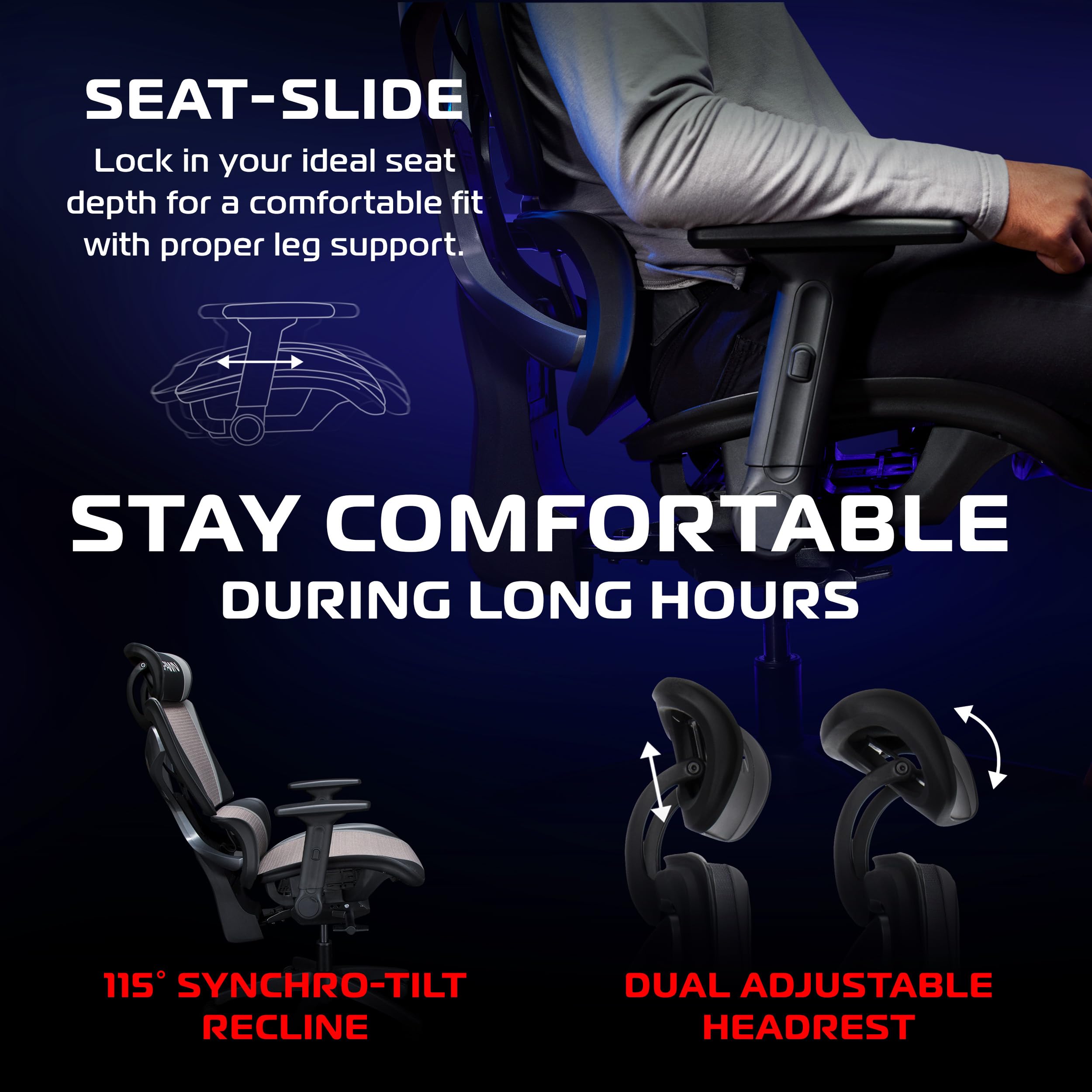 Snapklik.com : Respawn Specter Ergonomic Office Chair