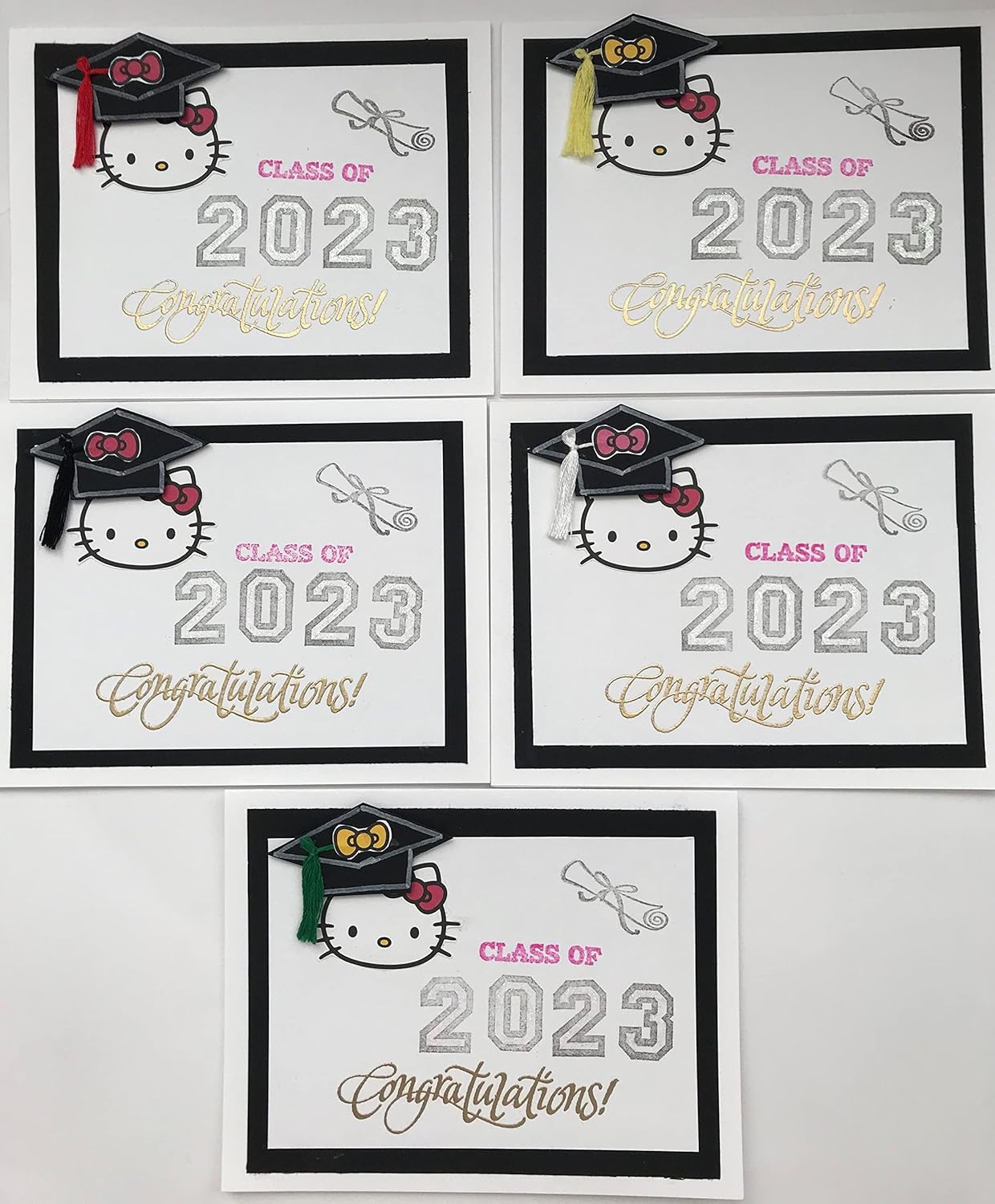 Hello Kitty Graduation Card