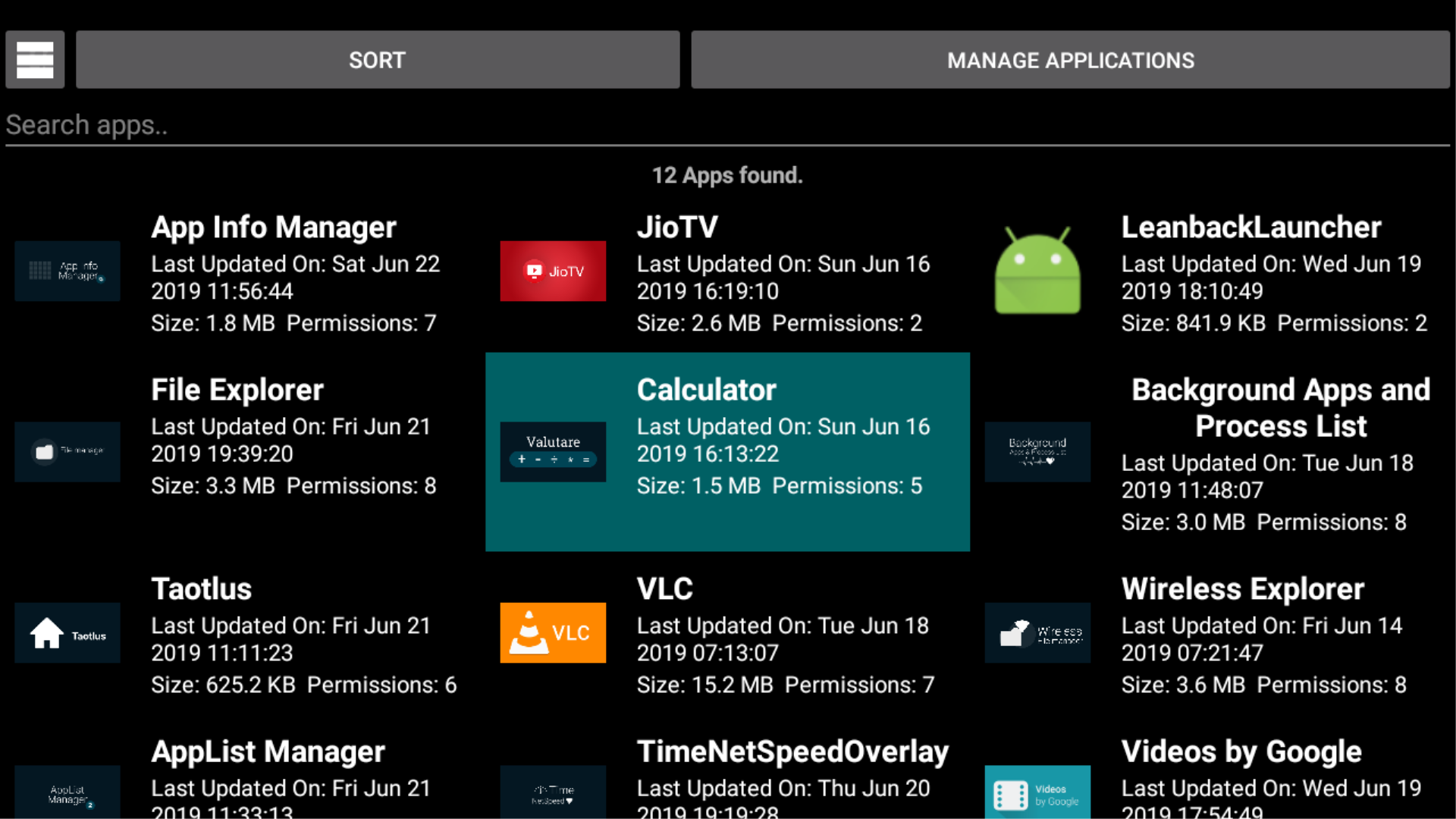 App Info Manager (Teave) : Search, Sort Apps, Find App Info, Extract ...