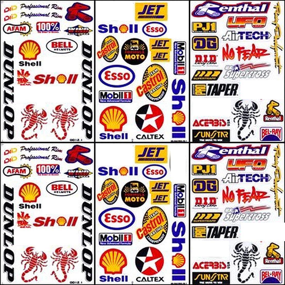 6x Racing Boat Car Rc Decal Kit Sticker Sheets #RCB601-1 : Amazon.ca ...