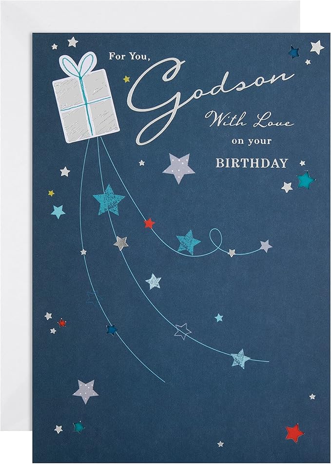 Amazon.com : Hallmark Godson Birthday Card 'Special' - Medium [Old ...