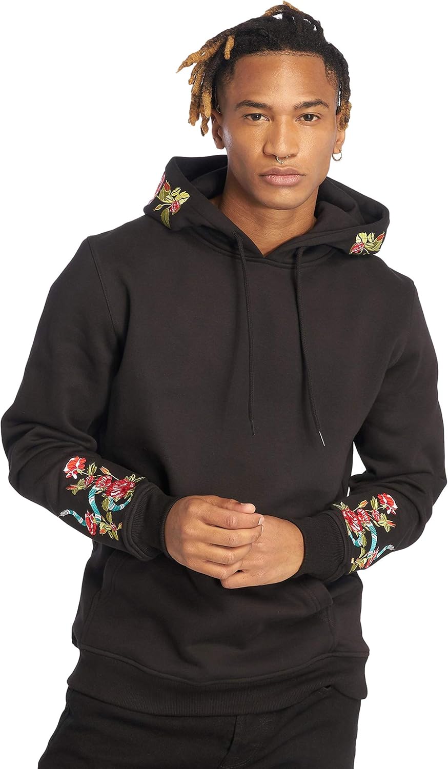 Mister Tee Flowers Embroidery Sudadera para Hombre: Amazon.es: Ropa