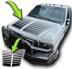 Amazon.com - BENINI DESIGN STUDIO Strobe Hood Racing Stripes Vinyl ...