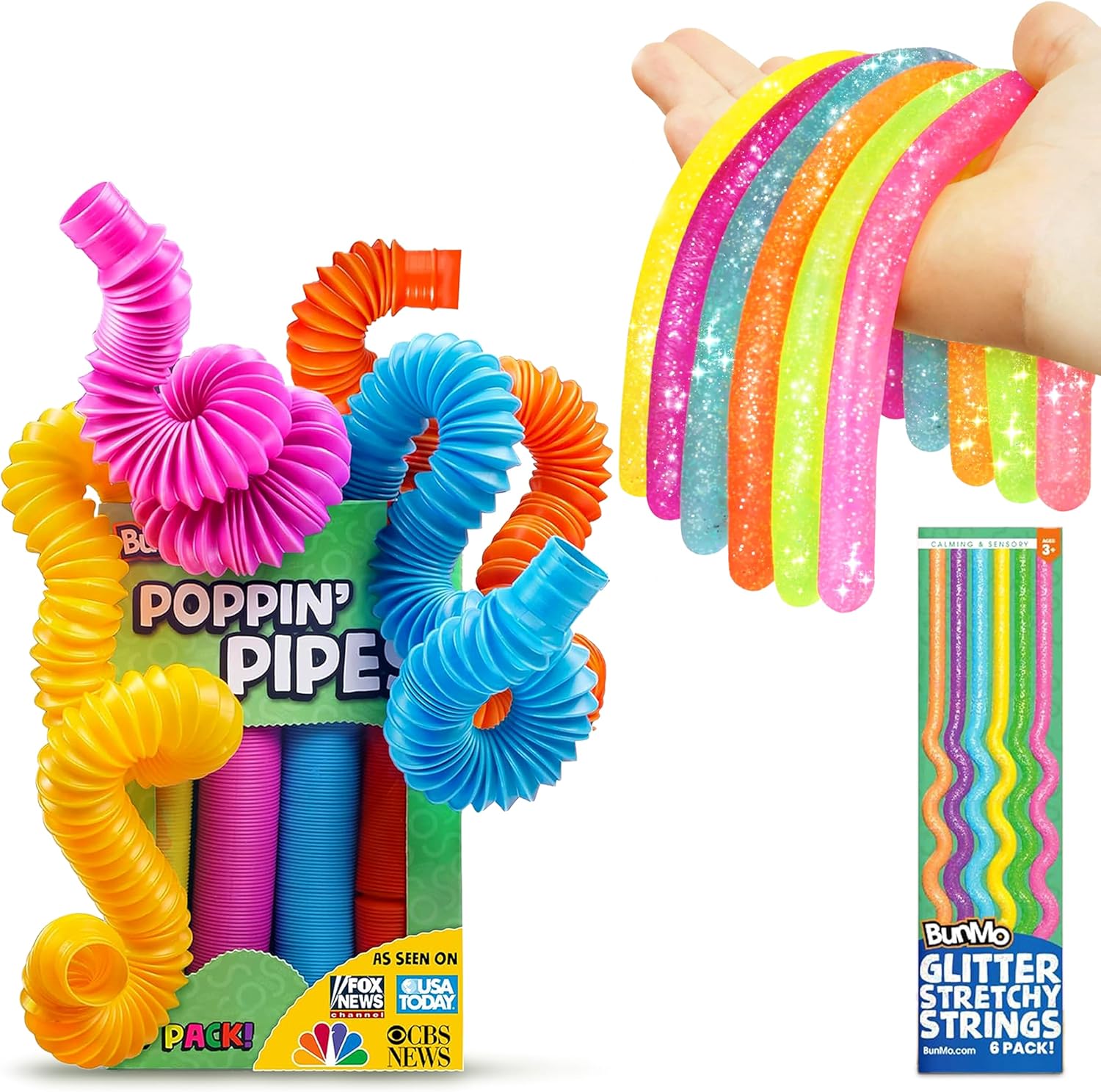 Amazon.com: BUNMO Stretch & Pop Easter Basket Essentials: Stretchy ...