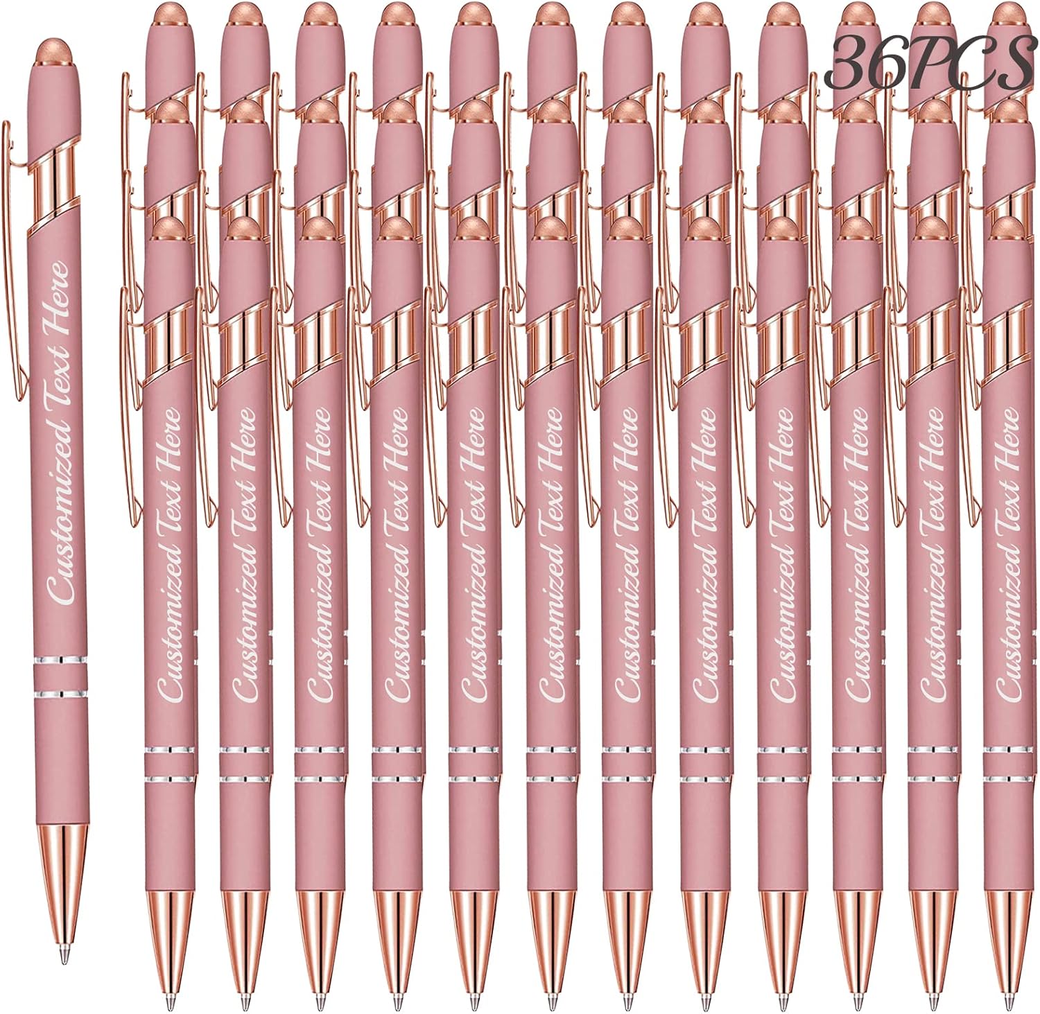 Amazon.com : Aolun 36 Personalised Pen,Custom Engraved Ballpoint Pen ...