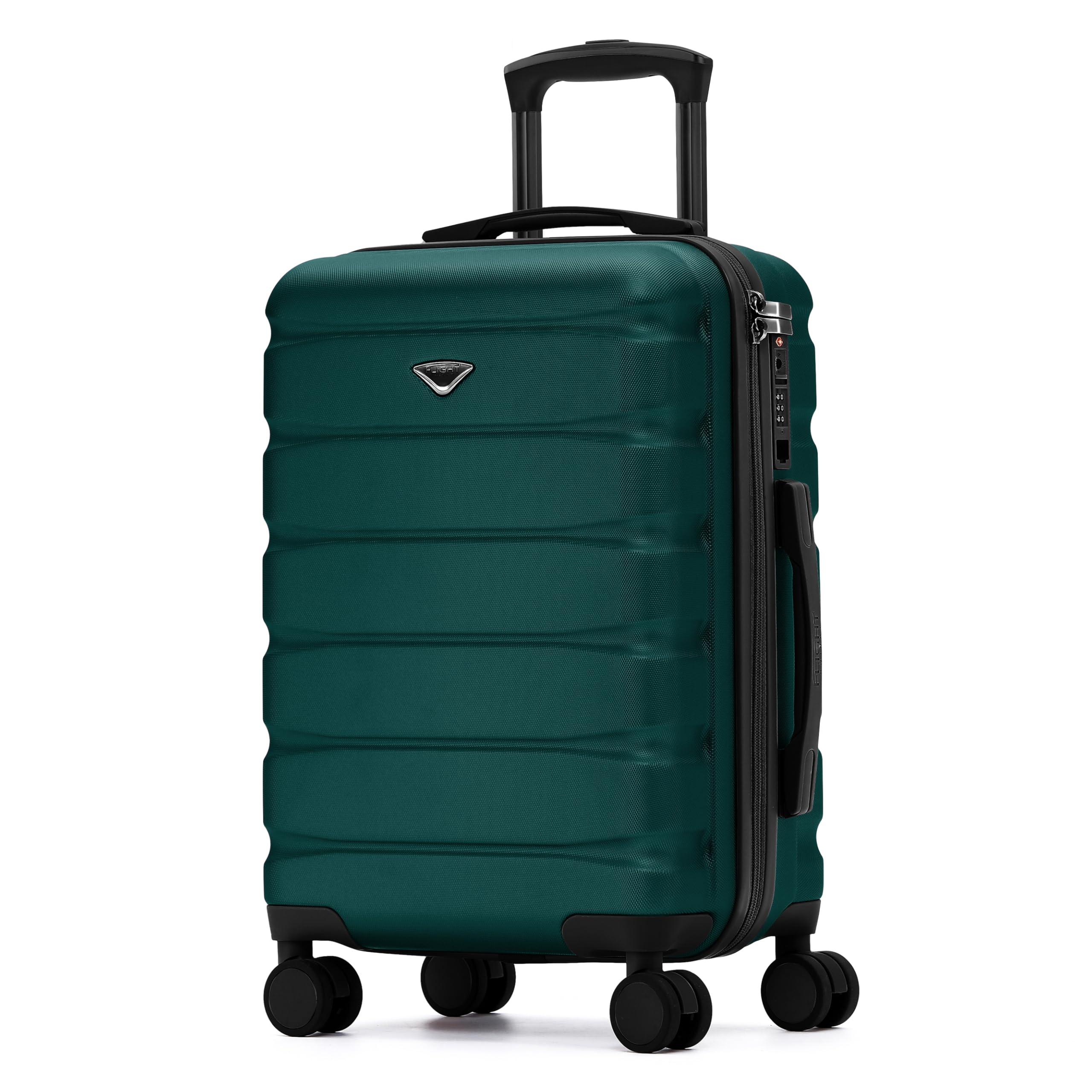 Amazon.com | Flight Knight Carry On Suitcase 22x14x9 Hardside Built In ...