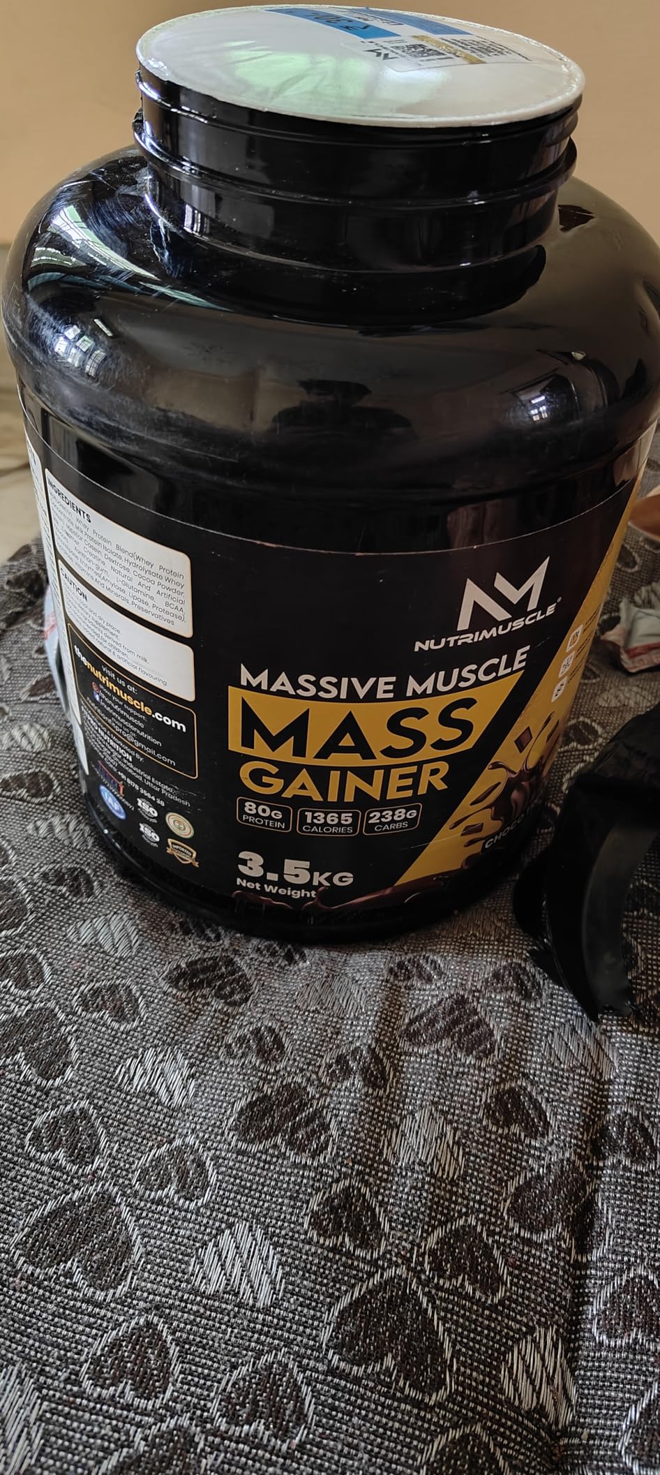 Nutrimuscle Massive Muscle Mass Gainer - 6kg - Choco Treat (Chocolate ...