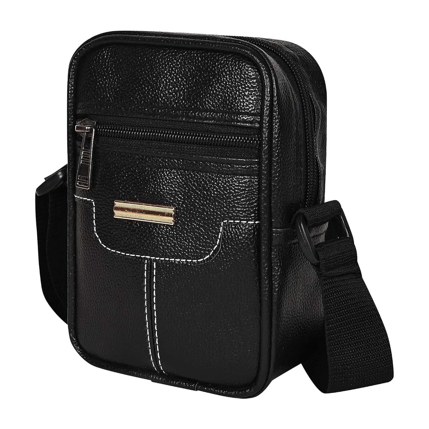 Buy Pramadda Pure Luxury Trendy Milan SMALL Leather Sling Bag for Men ...