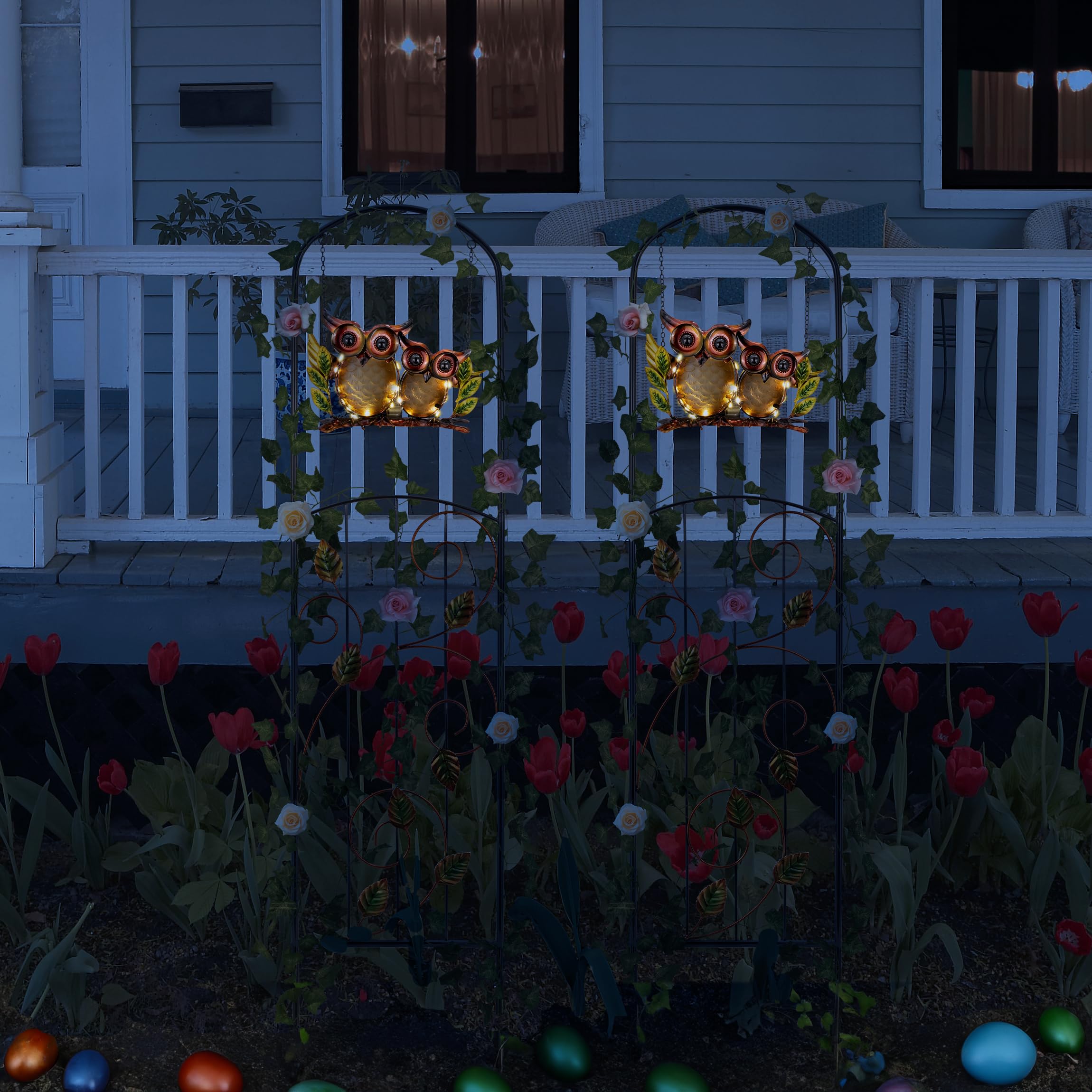 Solar Trellis Structures Fence Screening Faux Ivy Trellis With 75