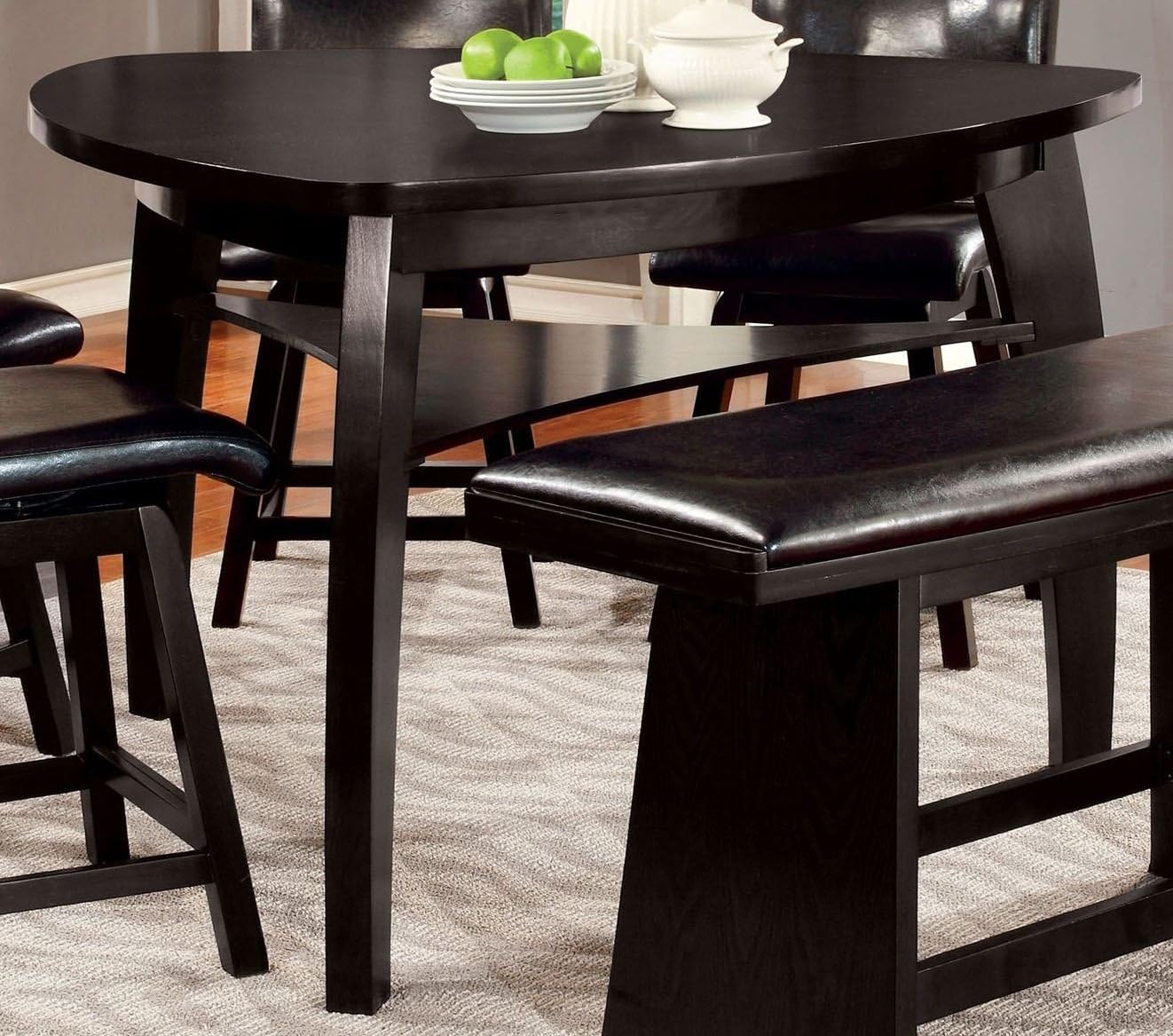 Amazon.com - Furniture of America Hurley Counter Height Dining Tables ...