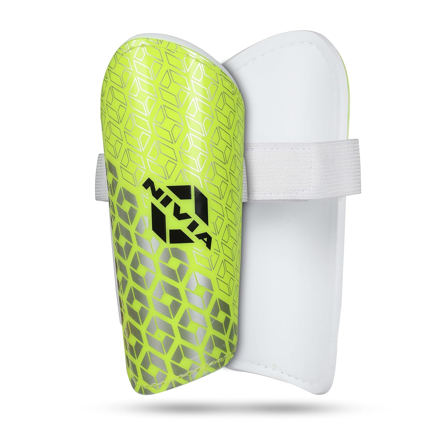 Buy Nivia Wisdom - 2018 Plastic Shin Guard for Youth (Medium, Green ...
