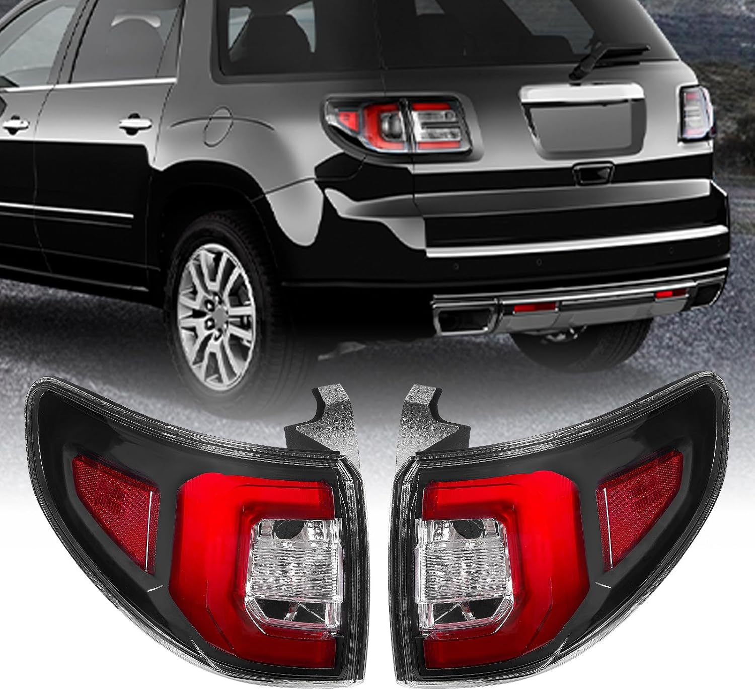 Amazon.com: vvavv LED Tail Light Compatible with 2013-2016 GMC Acadia ...