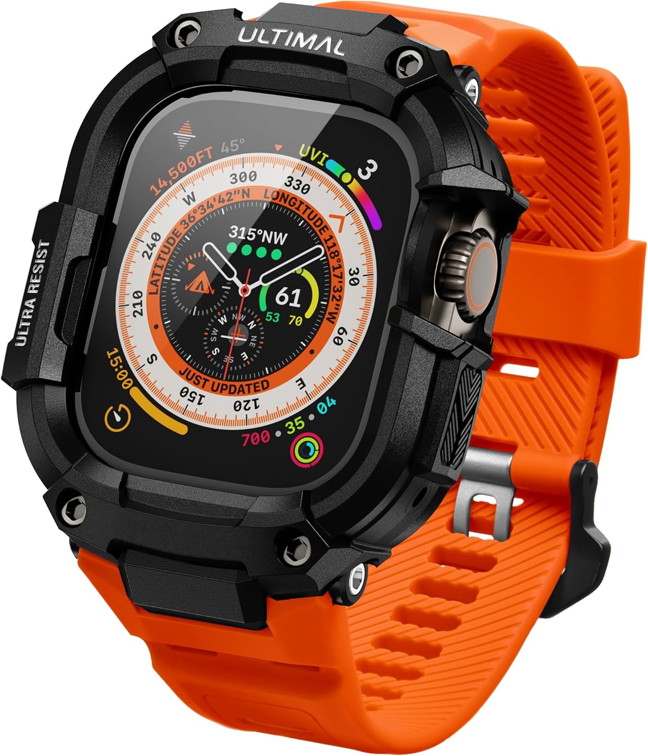 Amazon.com: ULTIMAL Bands Case Compatible with Apple Watch Ultra 2/1 ...