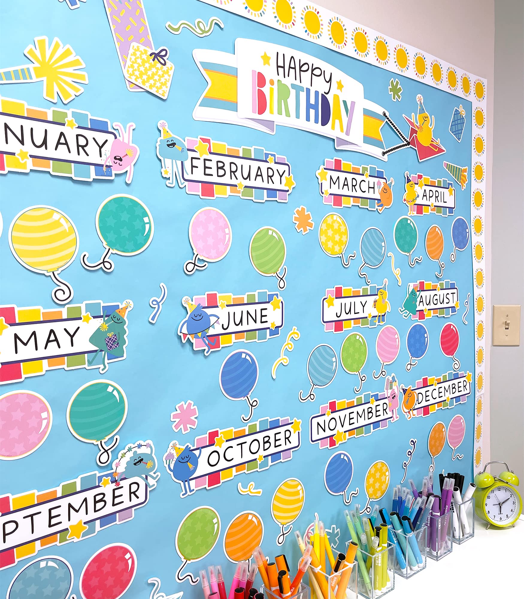 Carson-dellosa Hipster Birthday Bulletin Board Set For Sale Carson ...