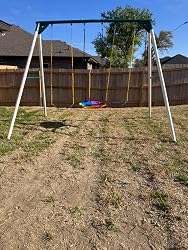 Amazon.com: Hapfan 9.5' Heavy Duty Tall Swing Sets for Backyard for ...