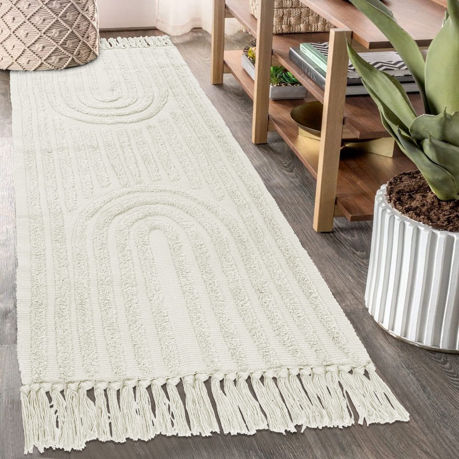 LEEVAN Hallway Runner Rug 2x8 Washable Kitchen Rug Boho Bedroom Rug ...