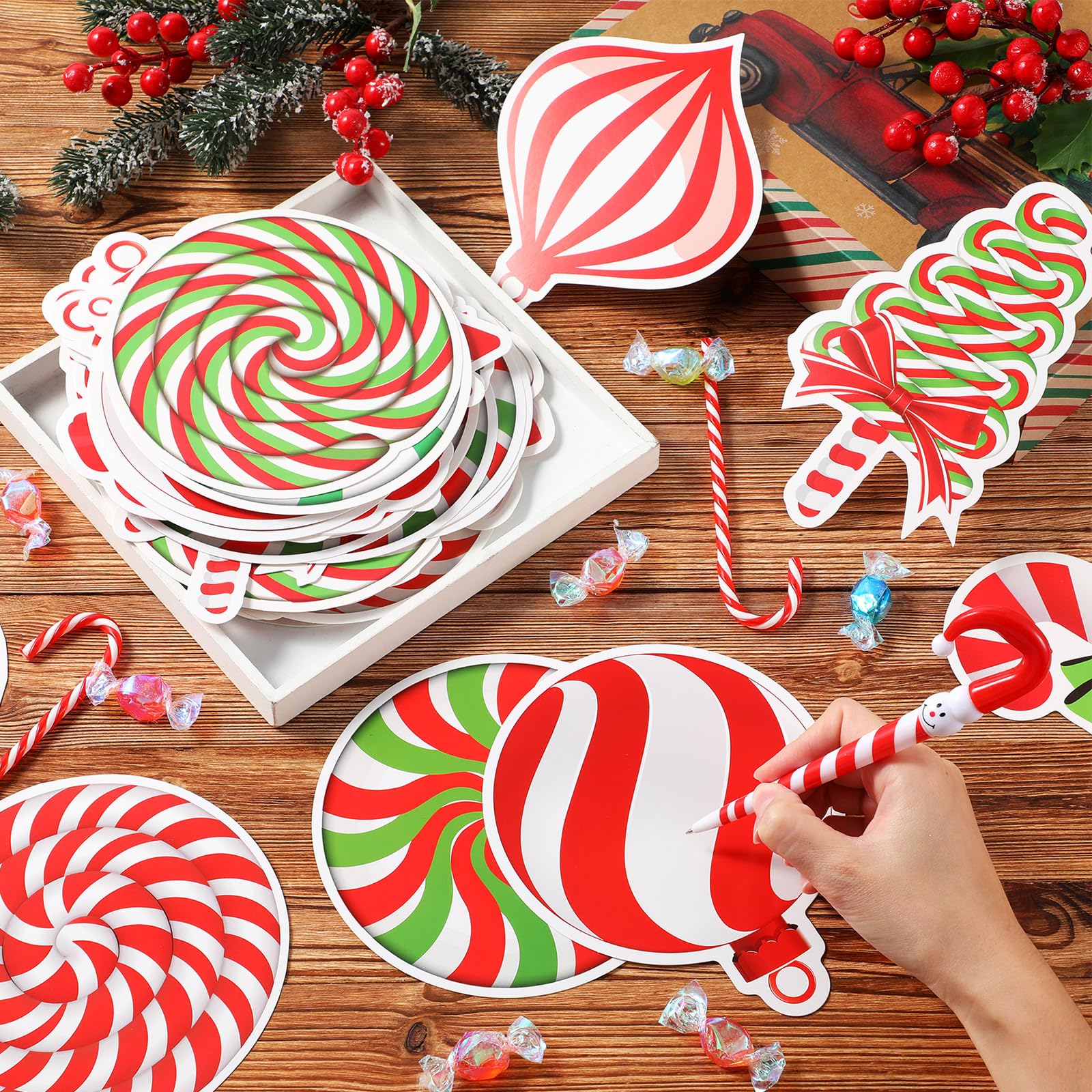 Snapklik.com : 80 Pcs Christmas Candy Decorations Candy Bulletin Board ...