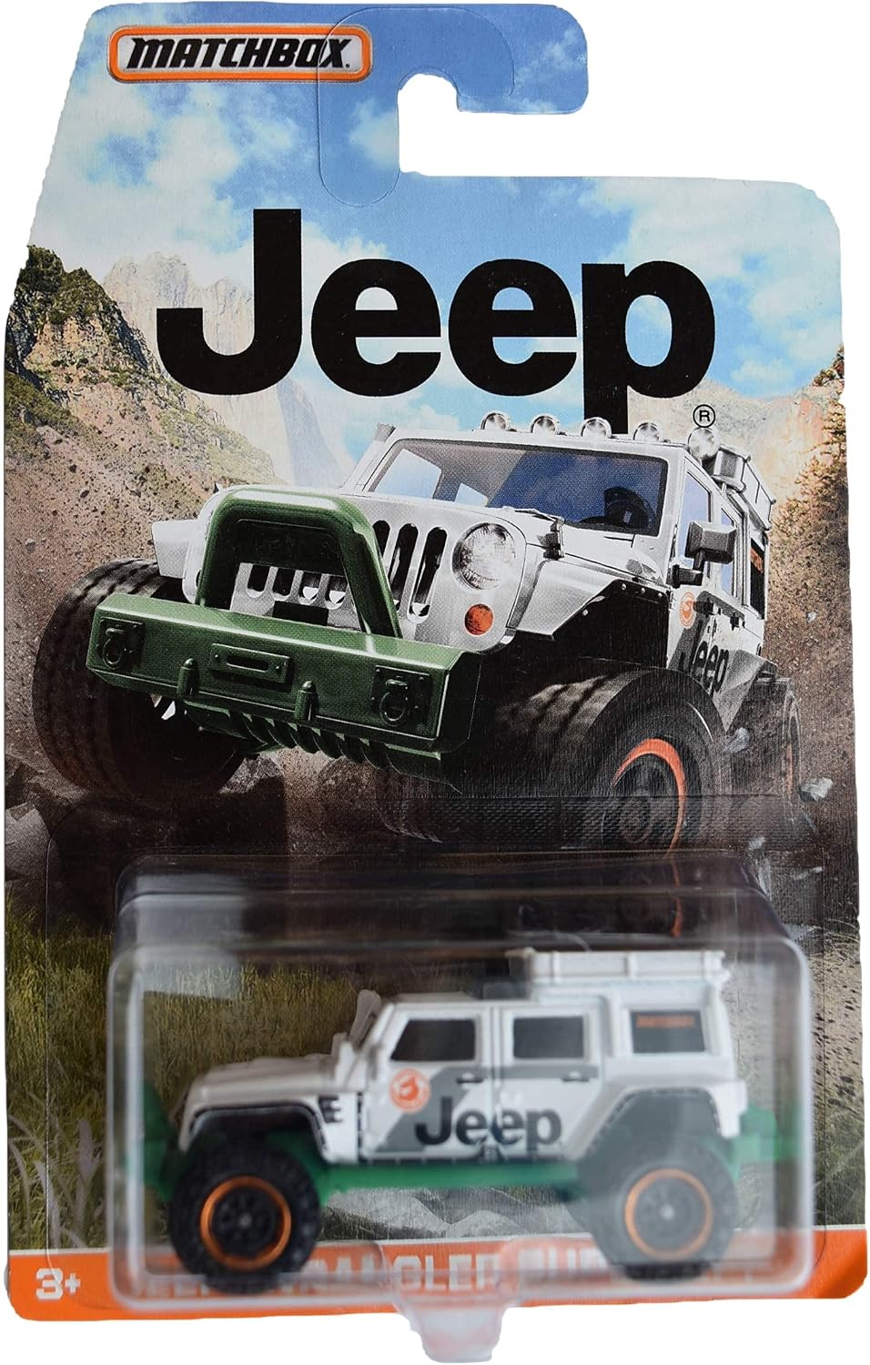 Amazon.com: Matchbox Jeep Wrangler Superlift, White, Metal, Small, Kids ...