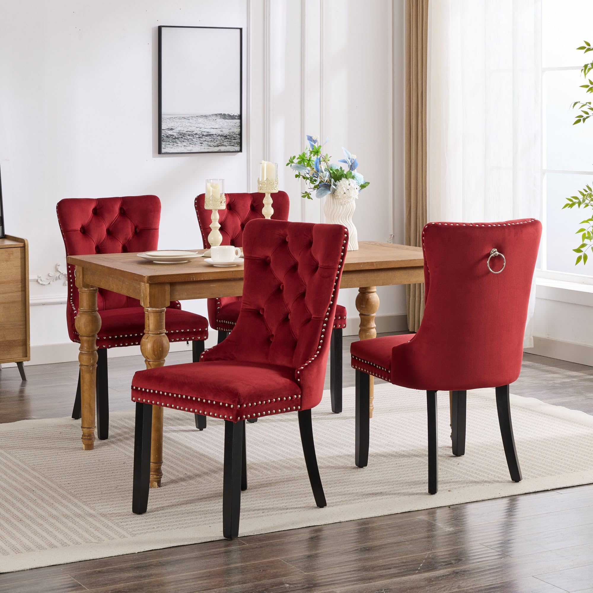 Modern Red Kitchen Chairs