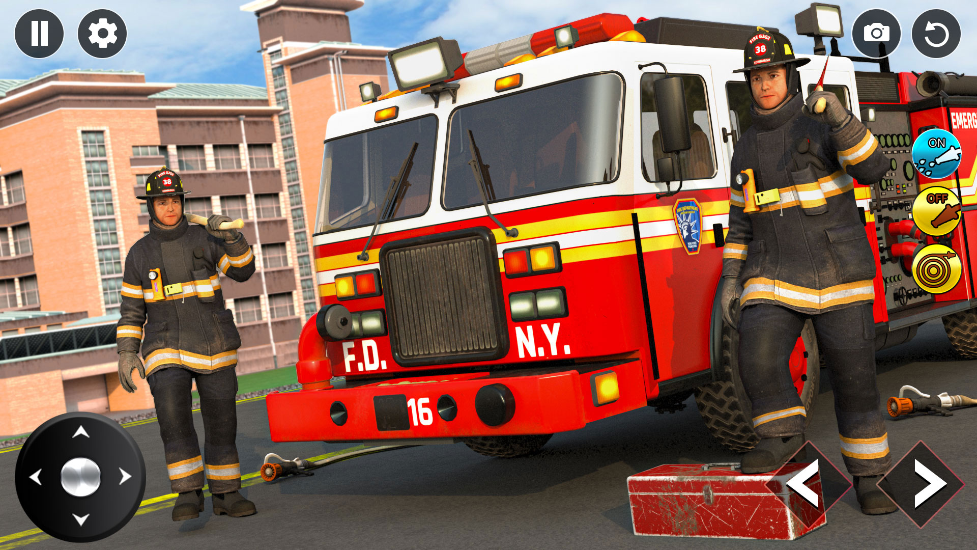 Firefighter Truck Simulator: Ambulance Rescue Fireman City Hero Truck ...