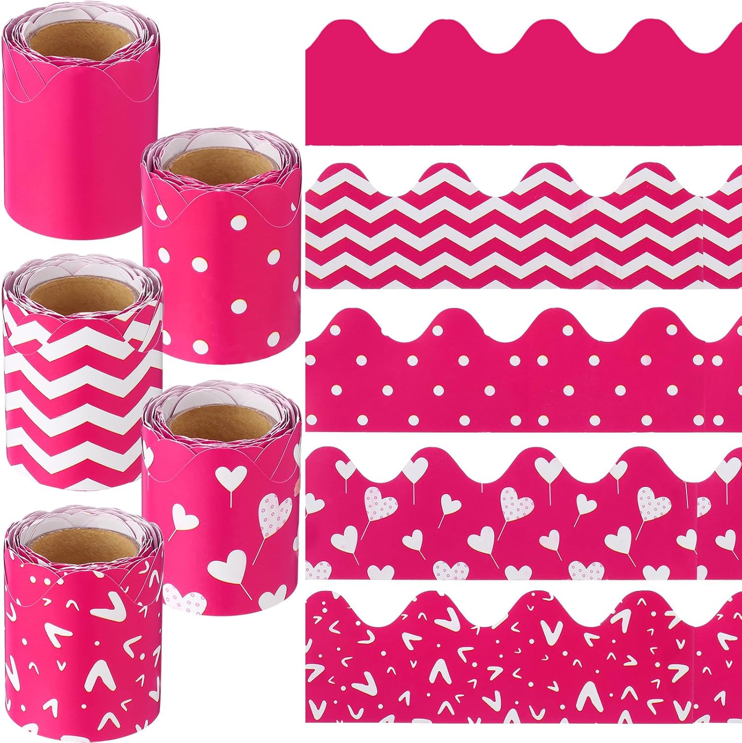 Amazon.com: Harloon 5 Pcs 16.4 ft Valentine's Day Bulletin Board ...