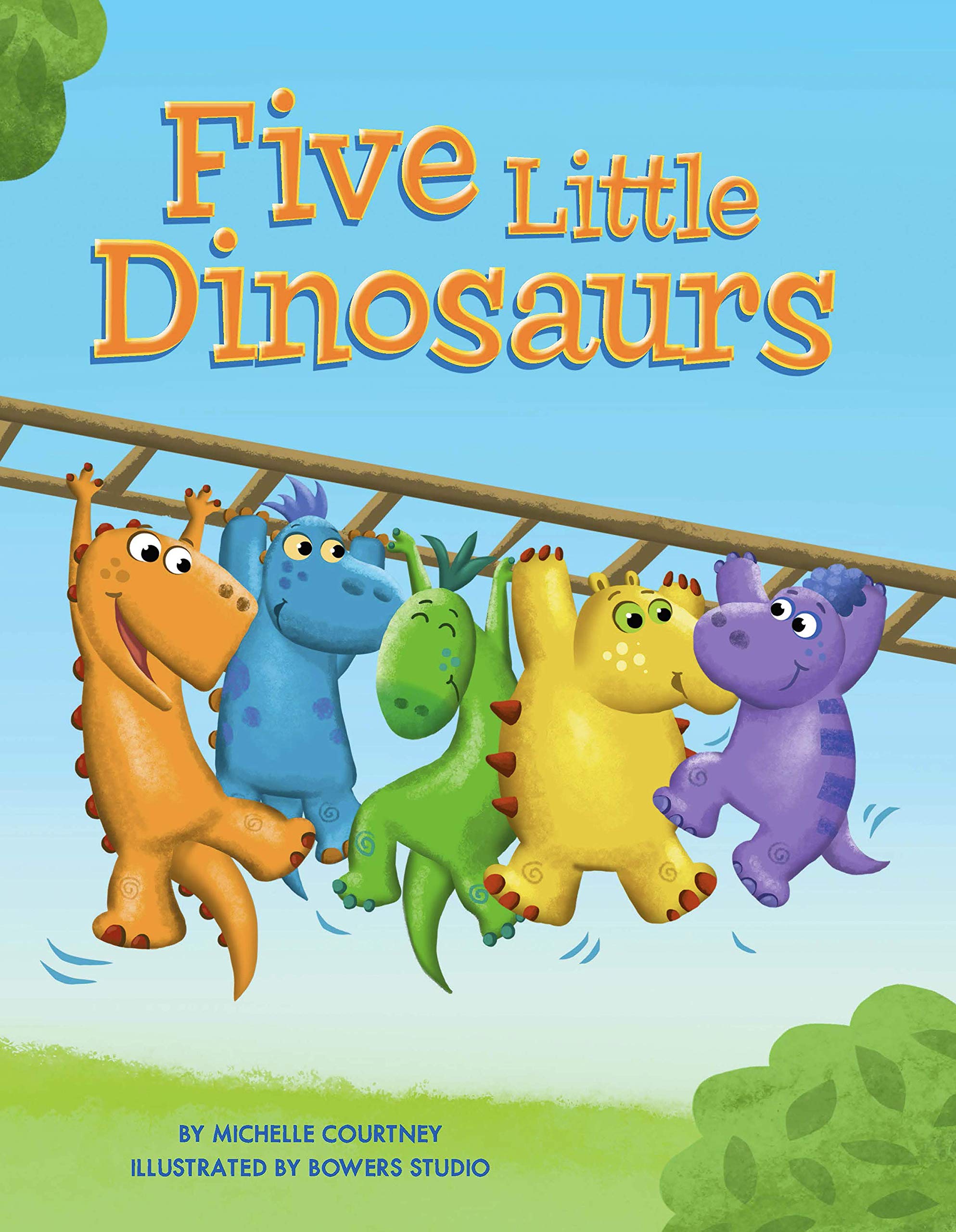 Five Little Dinosaurs - Children's Chunky Padded Board Book ...