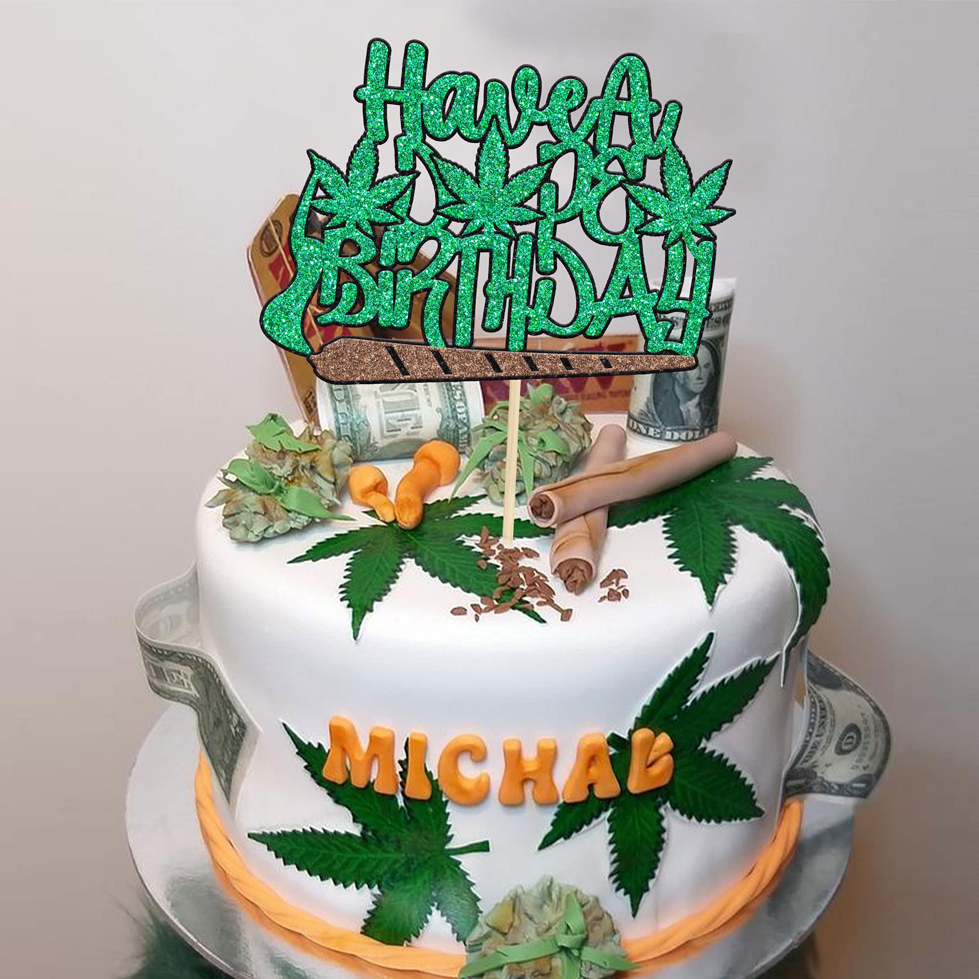 Weed Cake Design Weed/Spliff ThemeCupcakes 🚬🔞 | Create A Cake