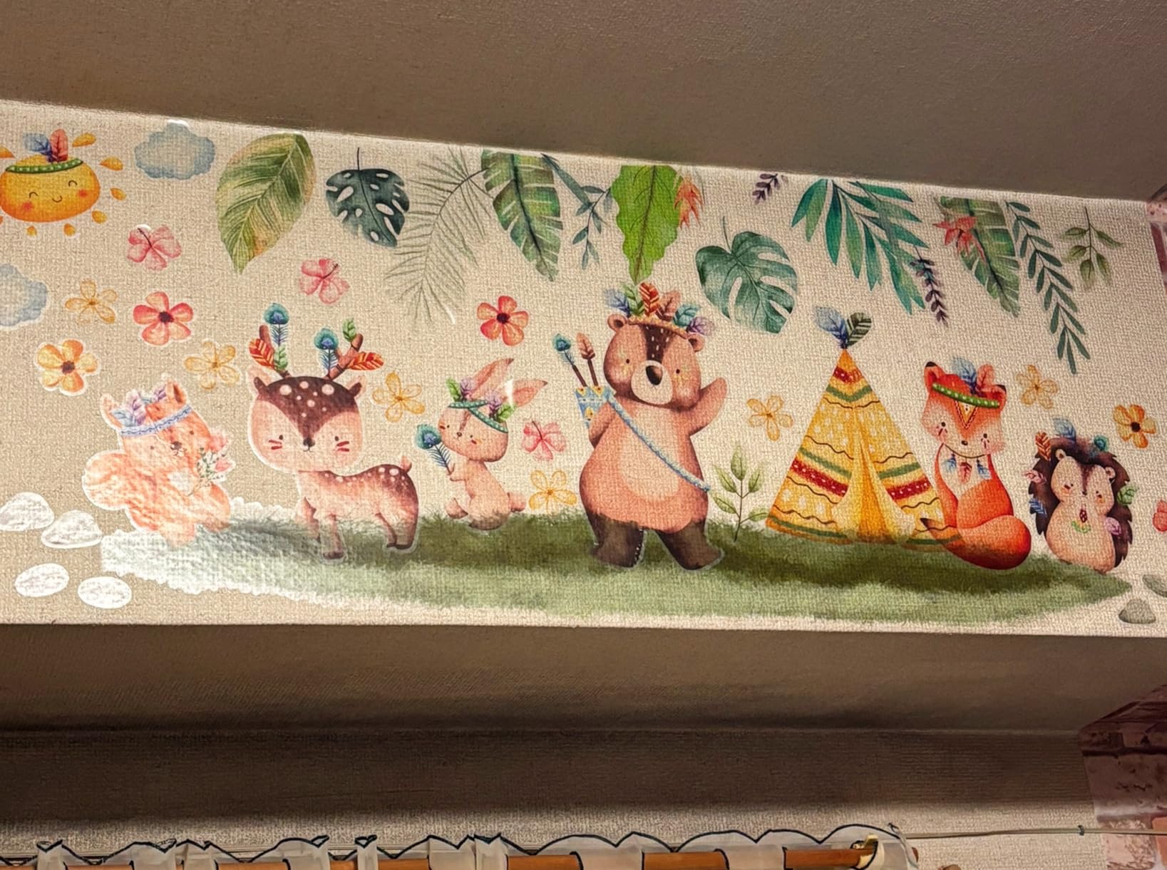 Amazon.co.jp: Condessacity DIY ウォールステッカー 子供 かわい 動物 植物 花 壁紙シール こども部屋 保育園 託児所 玄関 学校 ウォールペーパー 北欧 ...