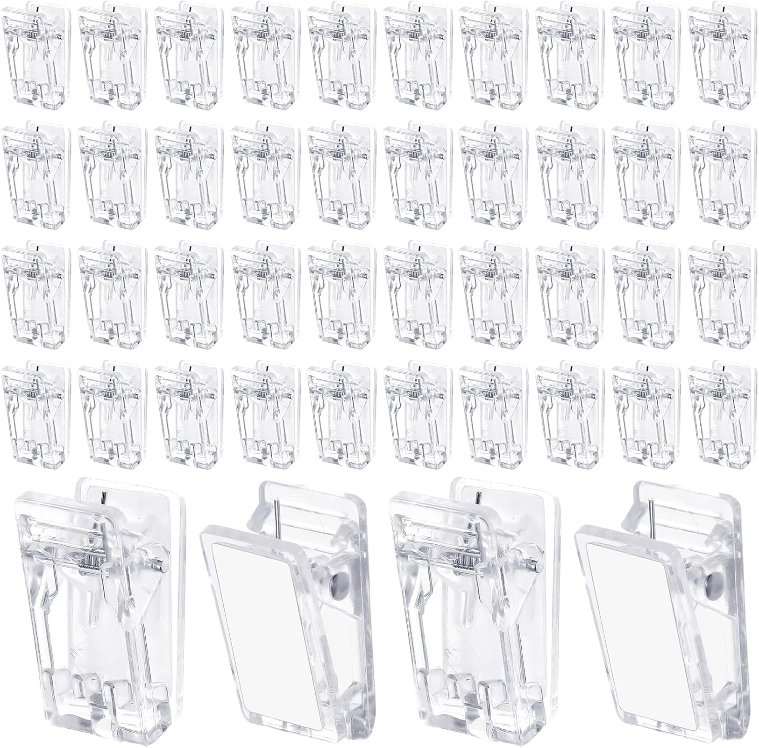 Haakong 60 clips autoadhesivos para colgar tapices de pared, clips ...