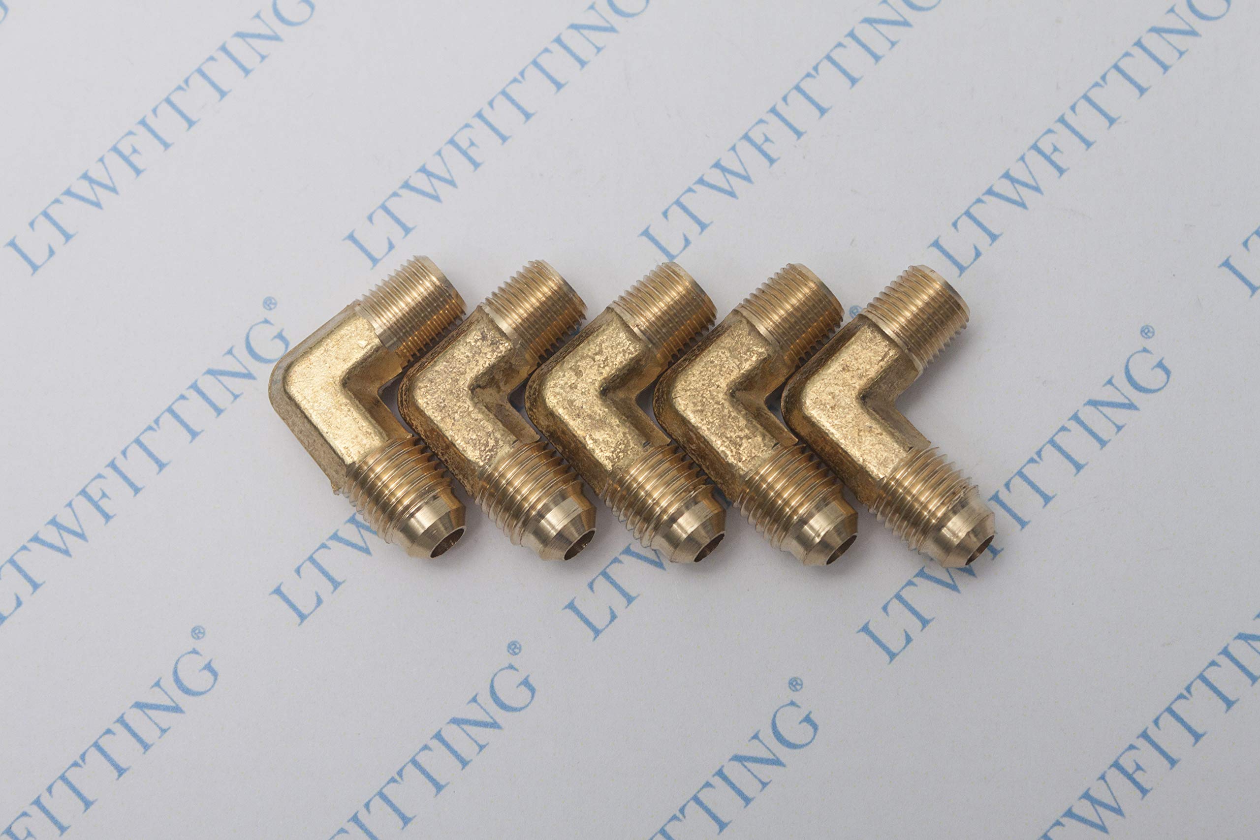 Magnet Elbow Legines 45° Brass Elbow Fitting - 3/8" Flare X 1/4" NPT ...