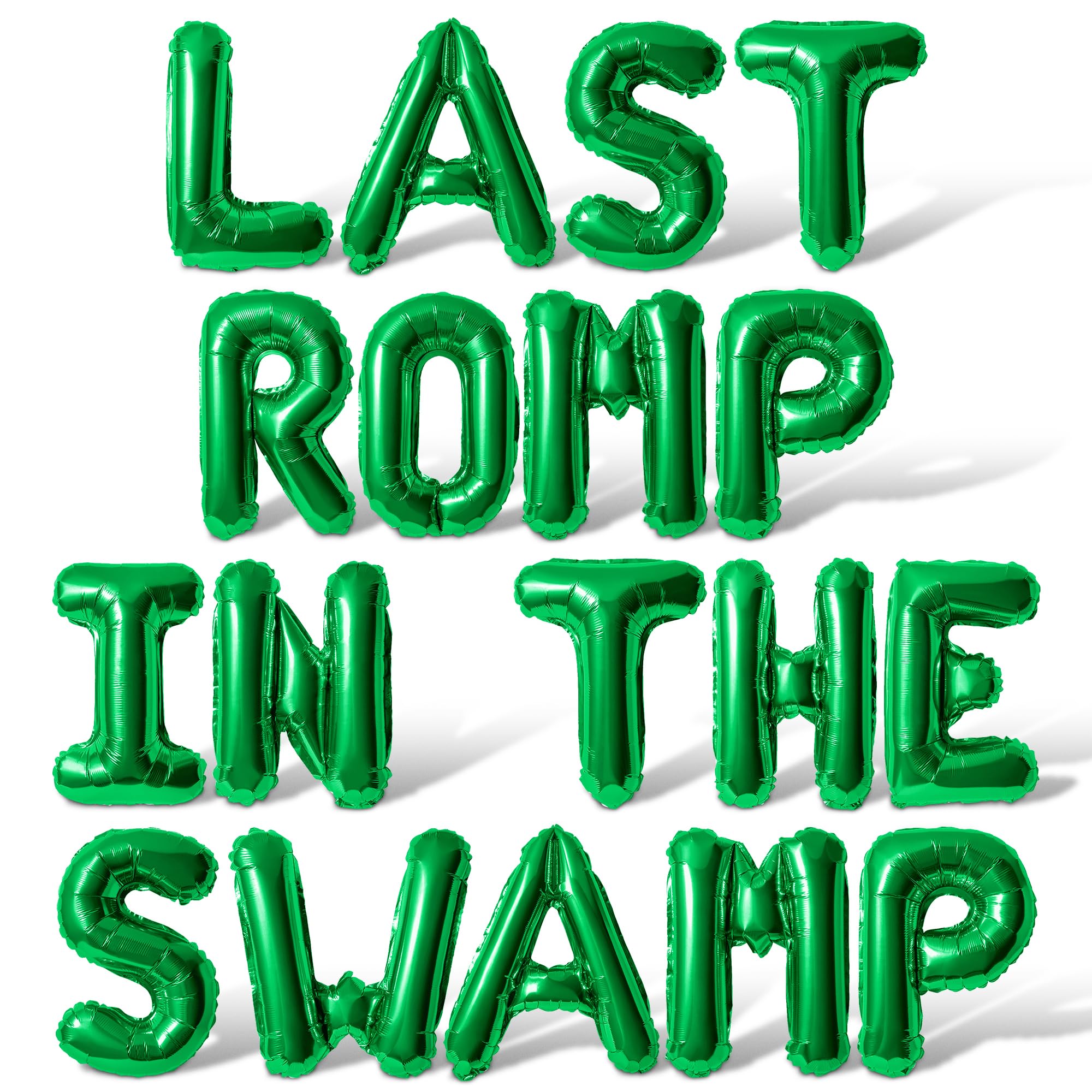 Amazon.com: Letter Balloons - LAST ROMP IN THE SWAMP 16" Inch Alphabet ...