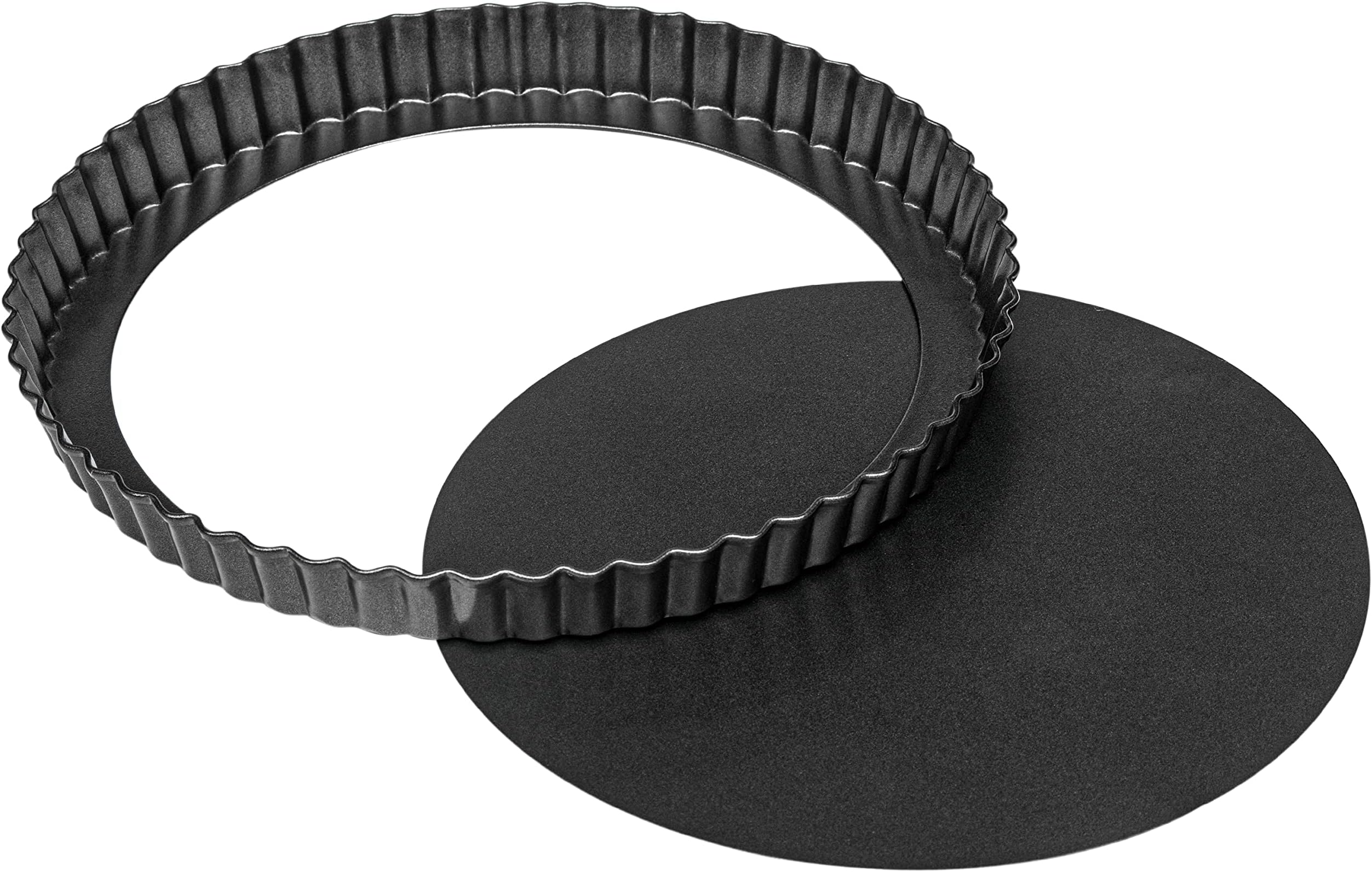 Amazon.com: 2 Pack 9 Inches Non-Stick Tart Pan with Removable Loose ...