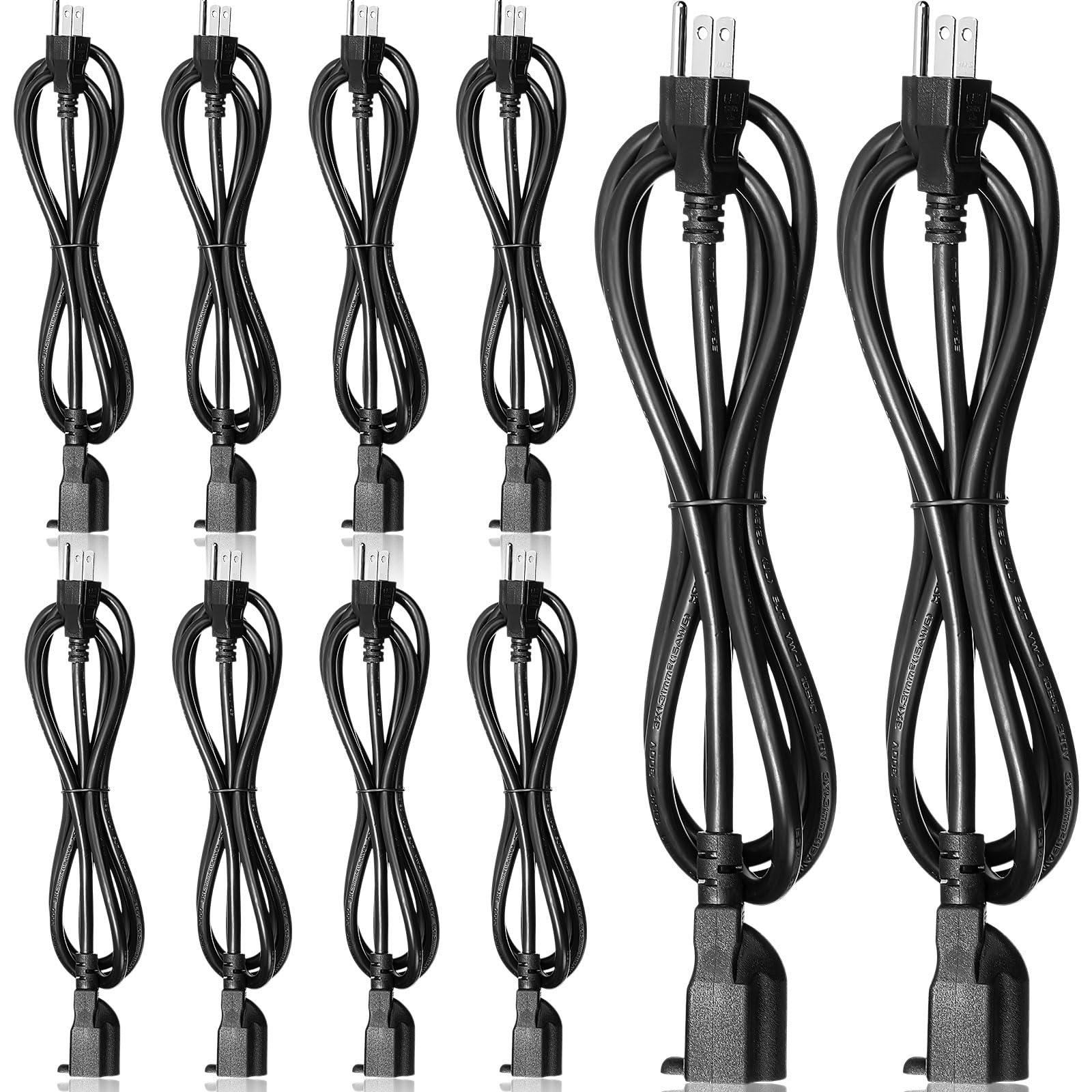 Amazon.com: Kanayu 10 Pcs Extension Cord, 16 AWG SJW Heavy Duty Power ...