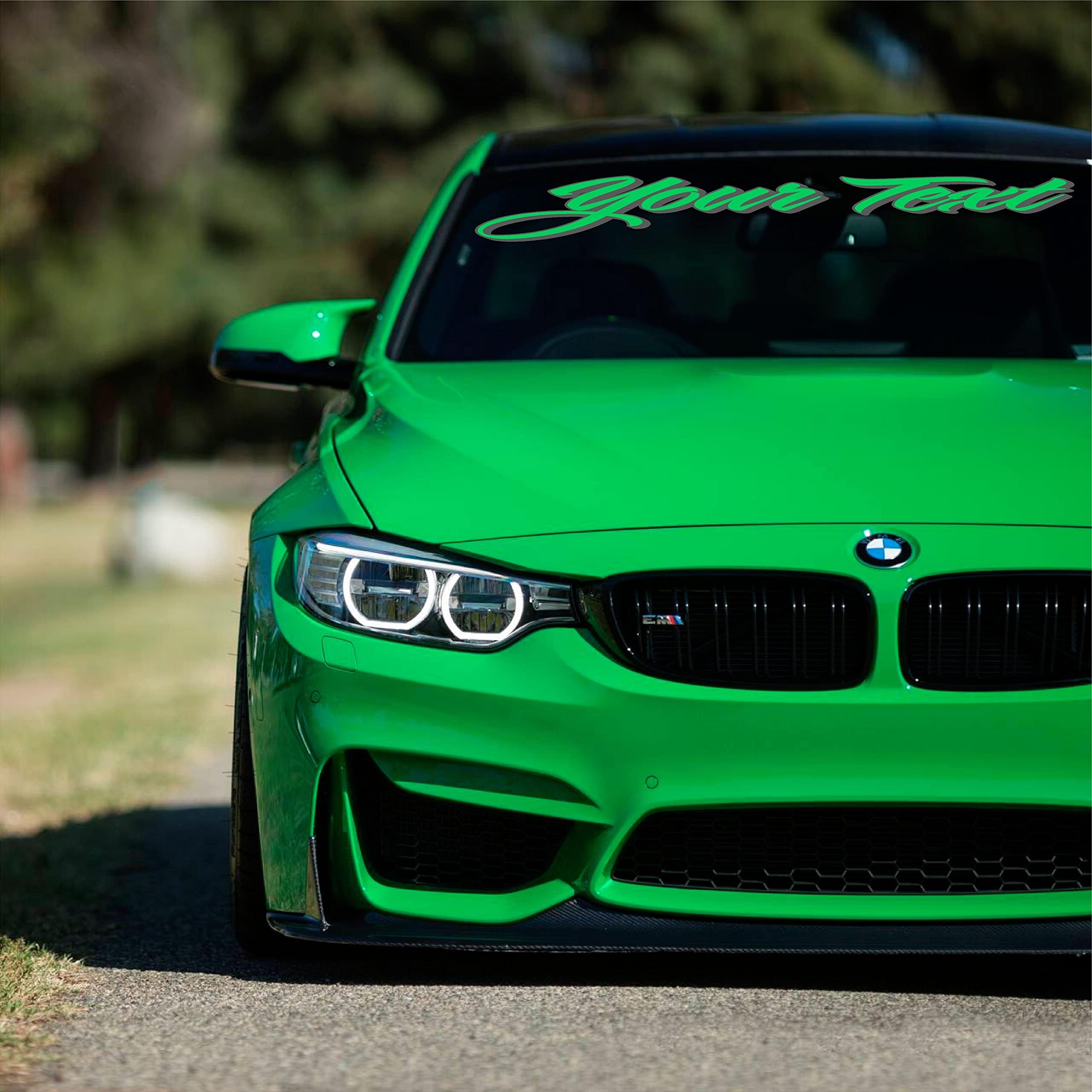 Amazon.com: Locally Hated Full Size Windshield Banner | Vinyl Decal ...