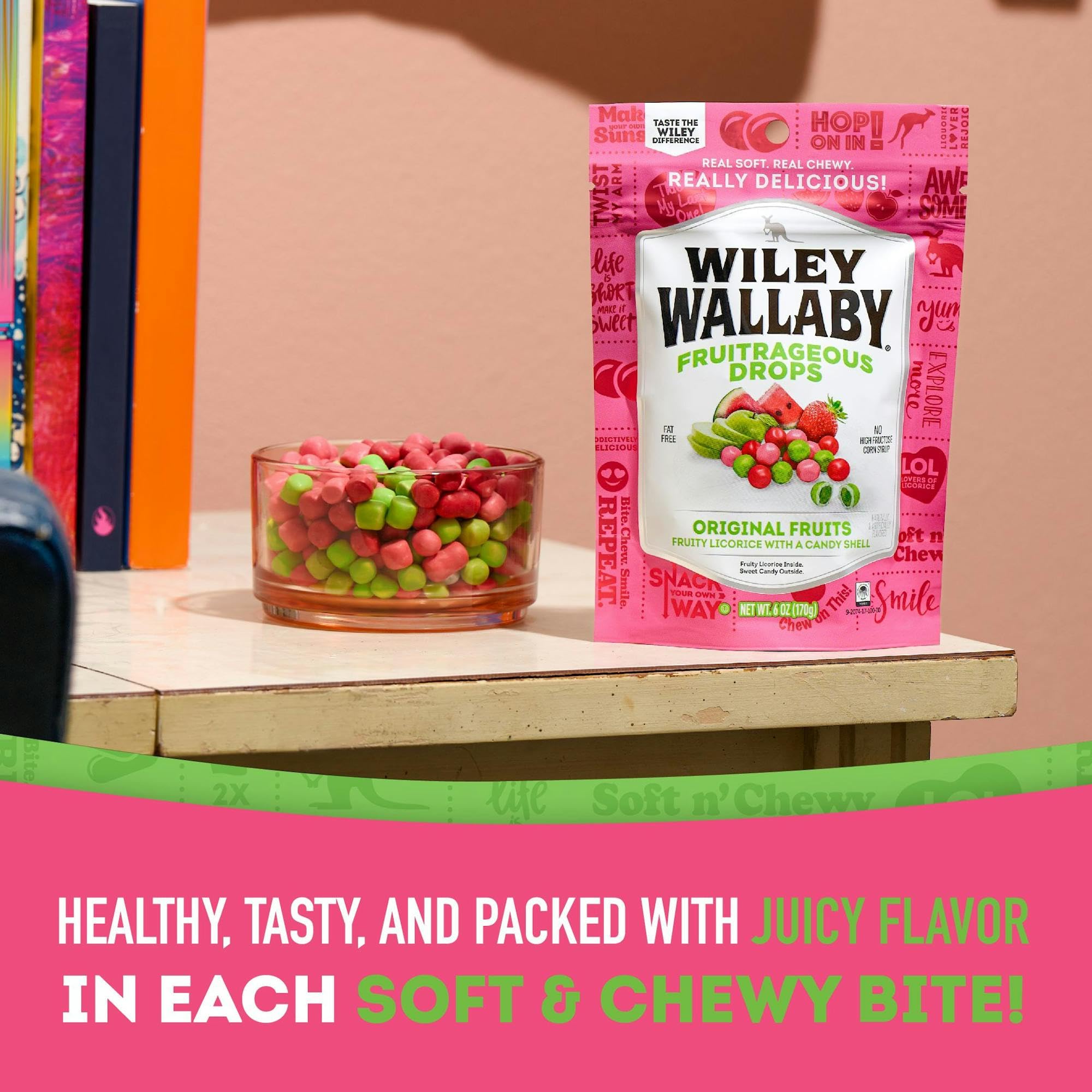 Snapklik.com : Wiley Wallaby 6 Oz. Fruitrageous Drops Original Fruits ...