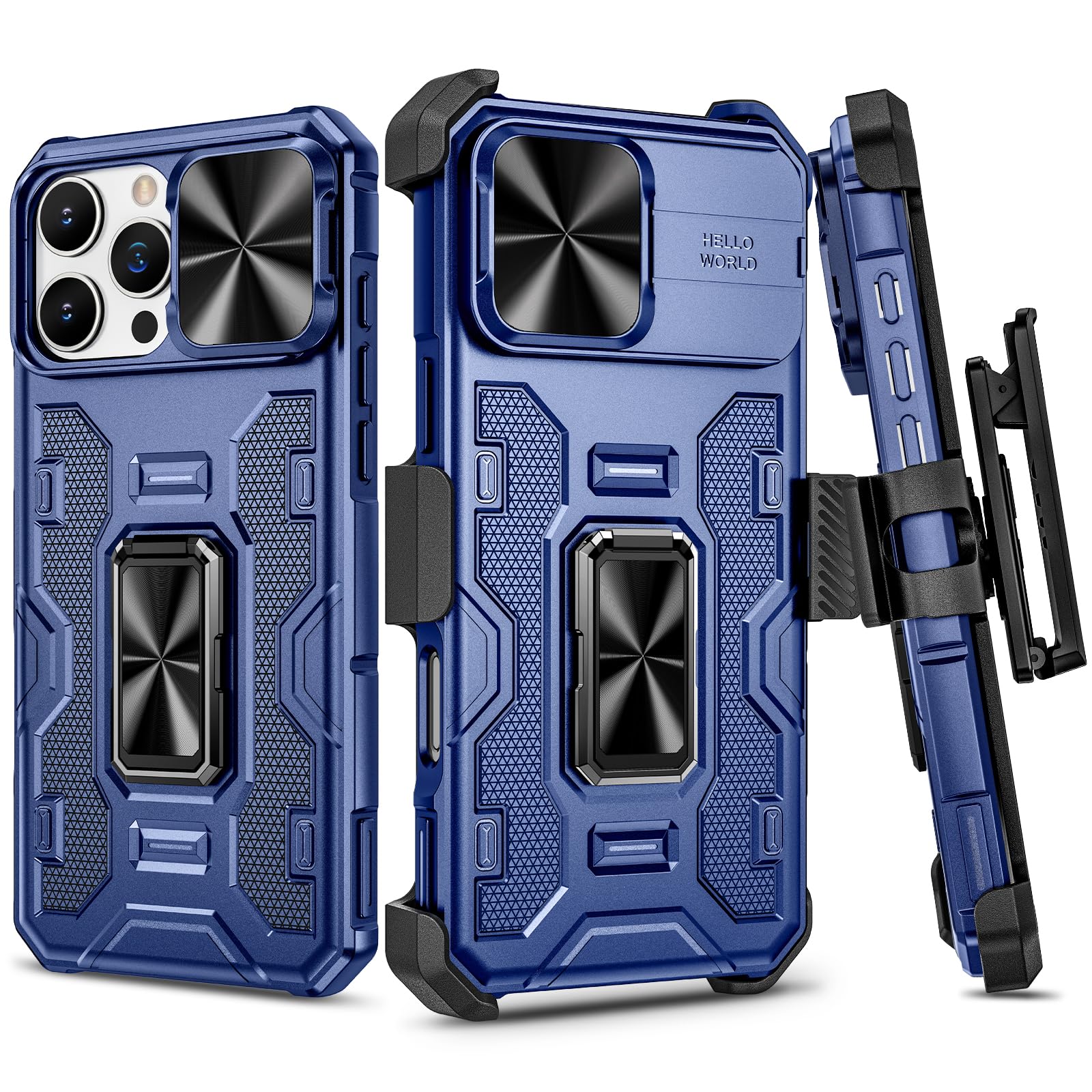 Amazon.com: VEGO for iPhone 16 ProMax Case with Stand, Camera Lens ...