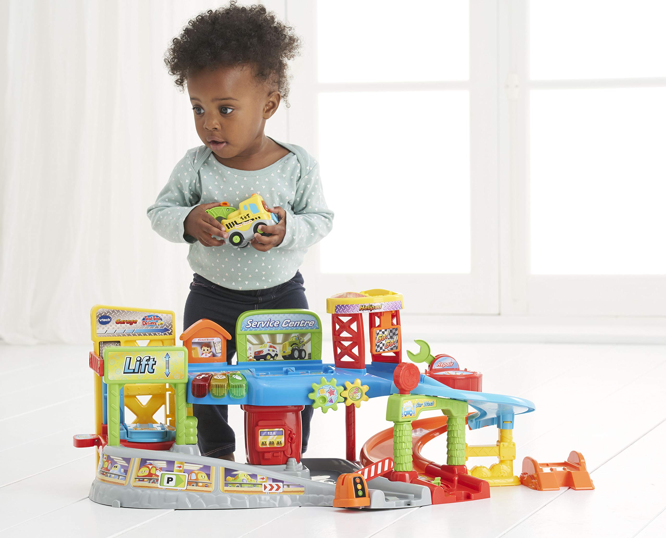 Buy VTech Toot-Toot Drivers Garage, Racing Cars for Boys and Girls, Car ...